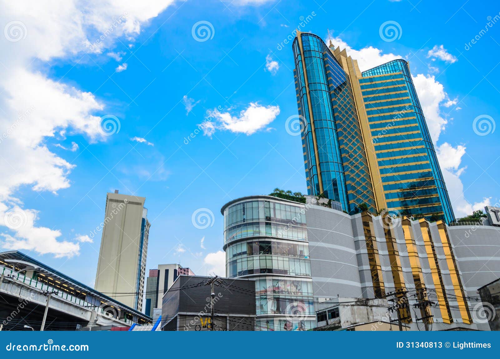 Shopping center building stock image. Image of exterior - 31340813