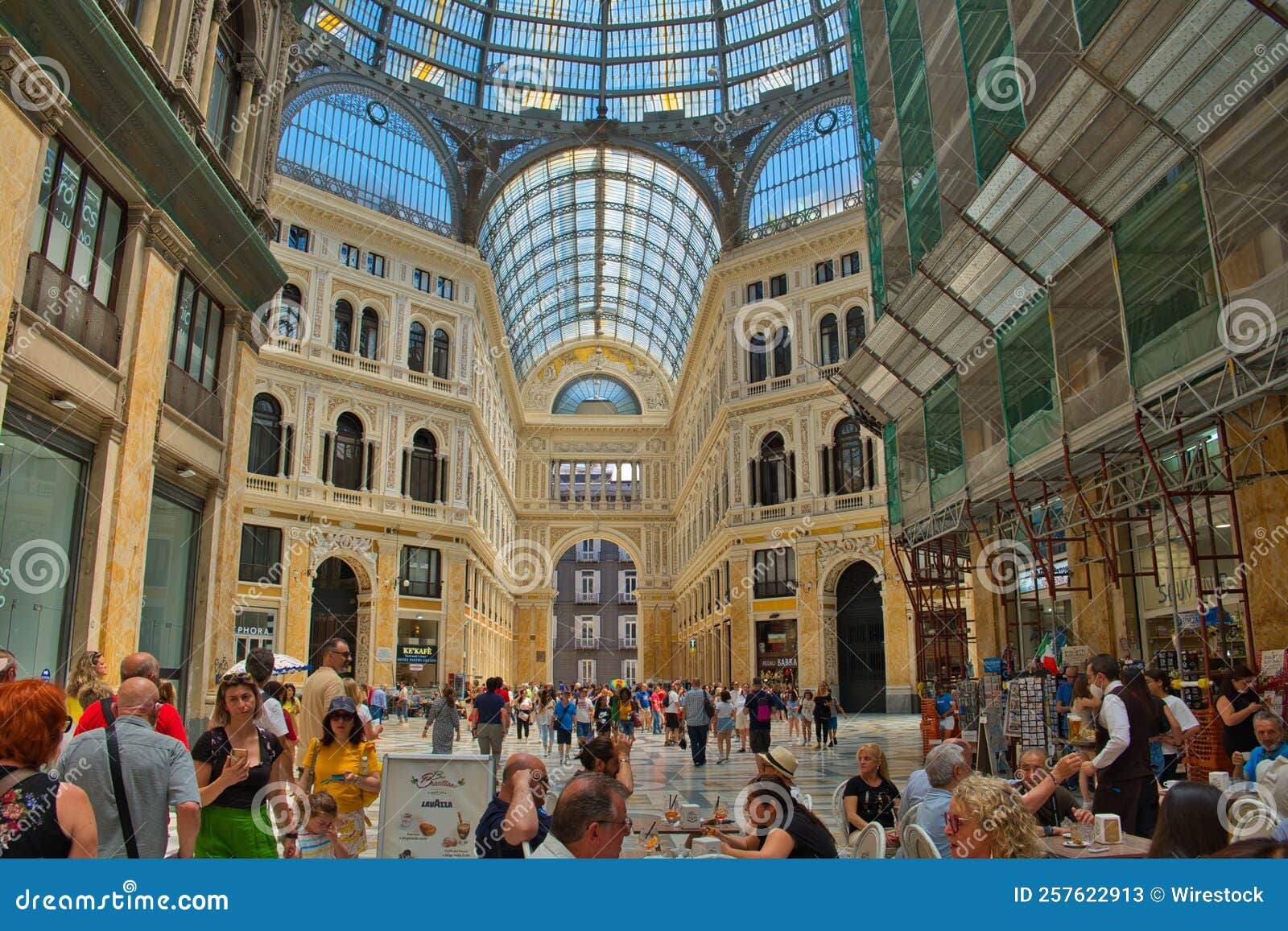 Shopping Center in Naples Full of Tourists Editorial Stock Photo ...