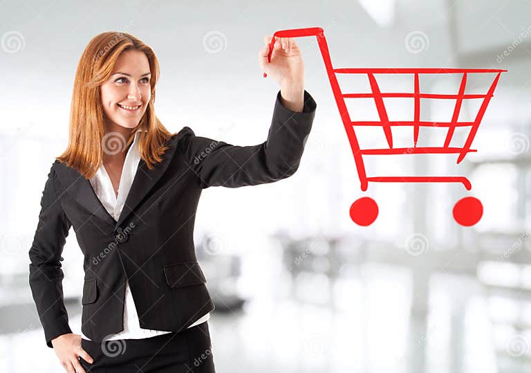 Shopping chart stock image. Image of sale, cart, supermarket - 19800249