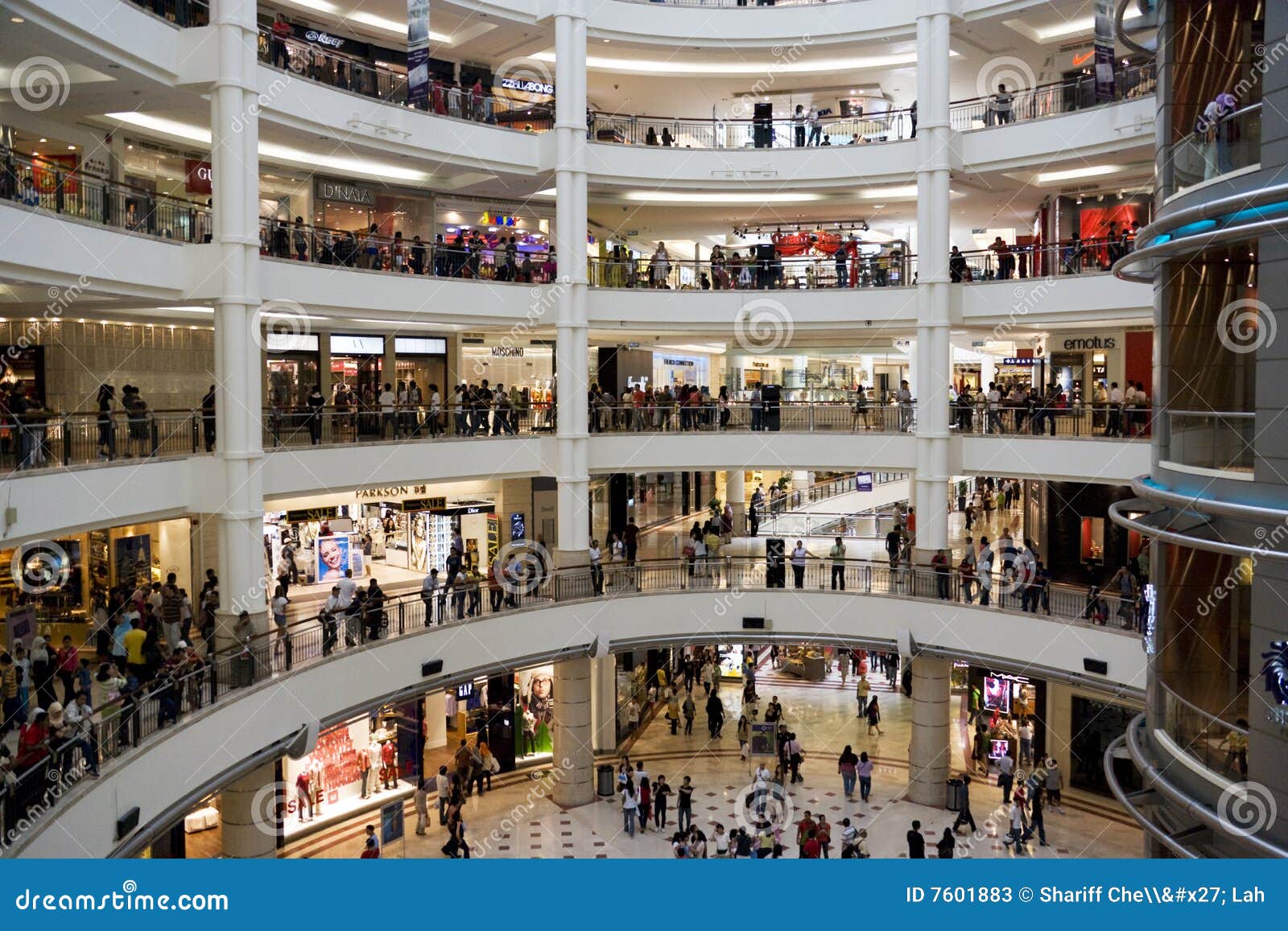 Shopping Crowd editorial stock photo. Image of multi, luxury - 7601883