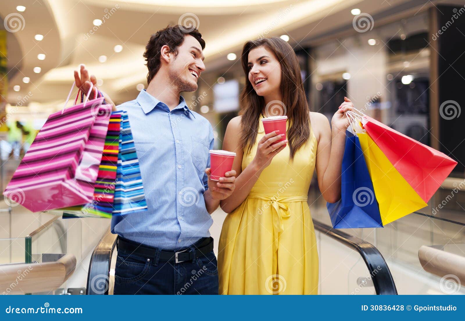 After shopping stock photo. Image of disposable, expressing - 30836428