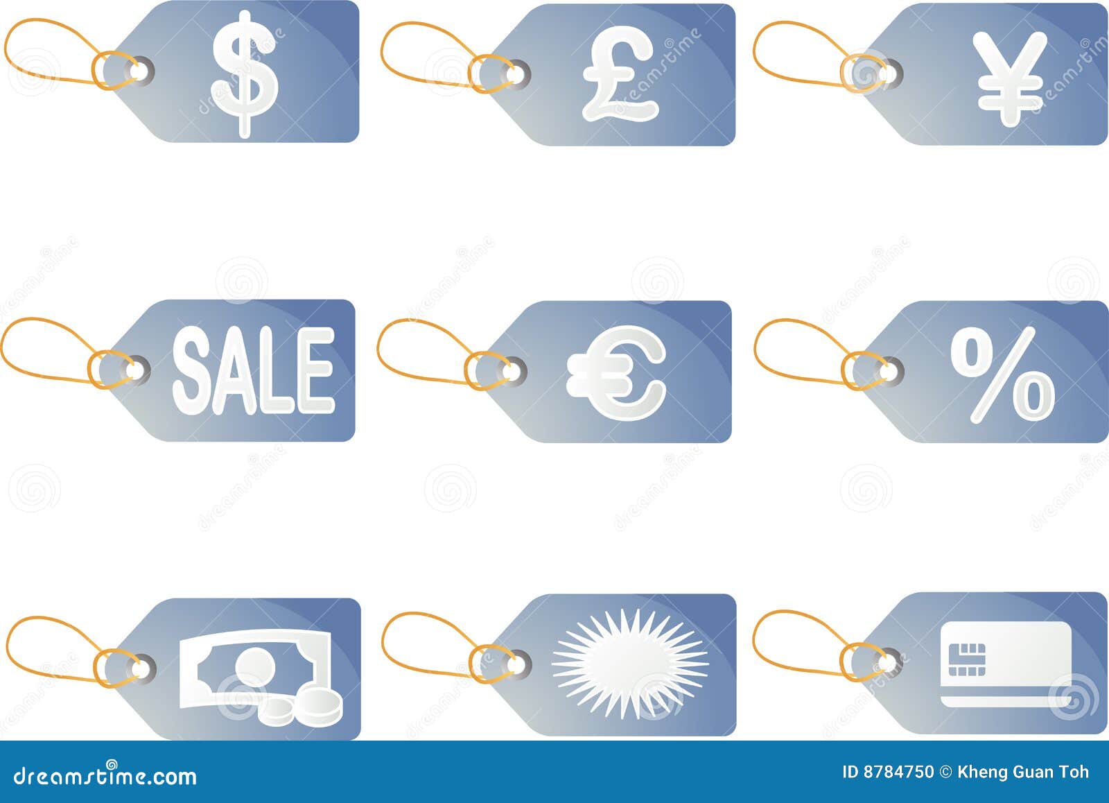Shopping discount labels stock illustration. Illustration of credit ...