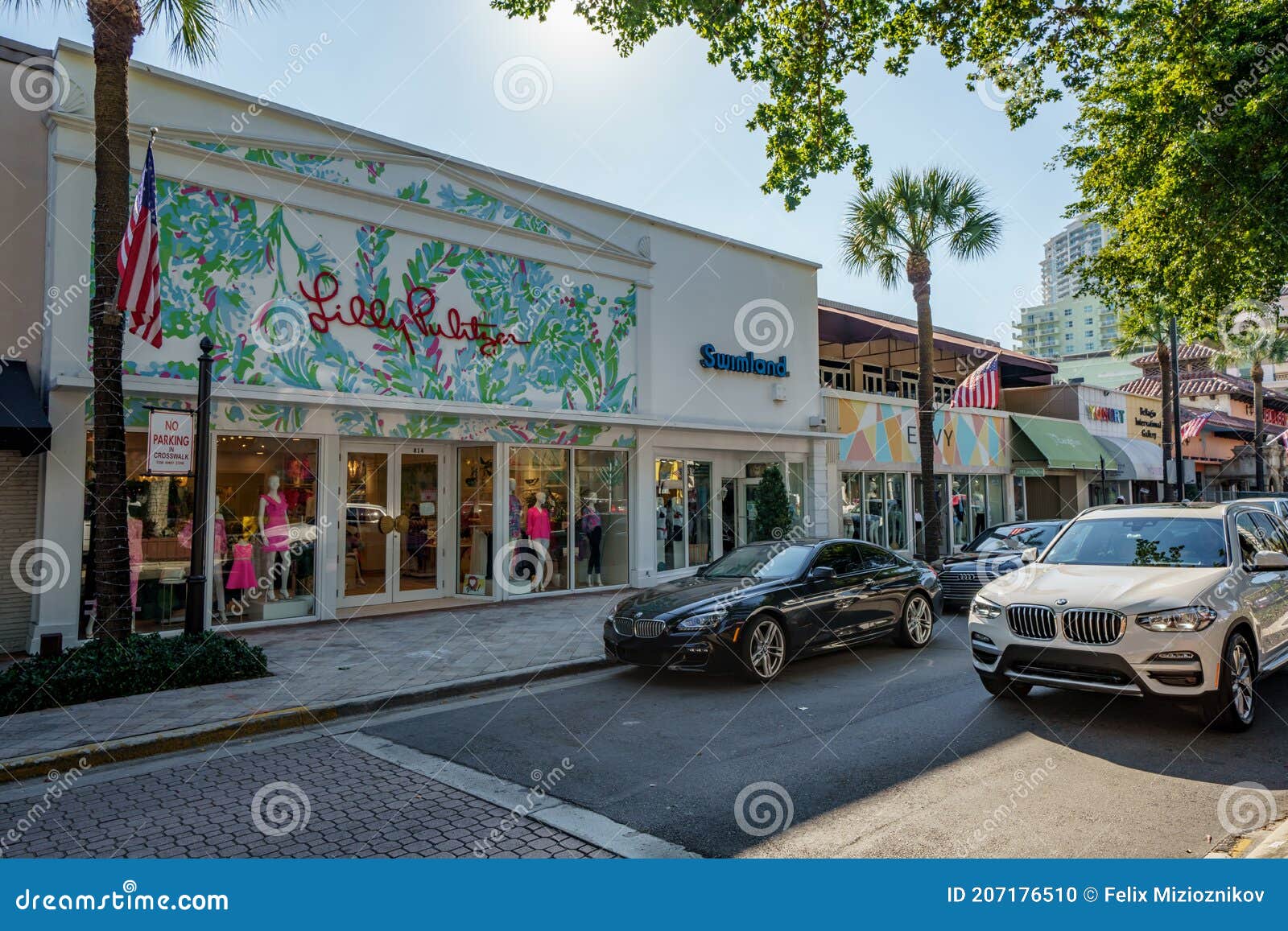 Shopping District Fort Lauderdale Las Olas Boulevard Editorial Image ...