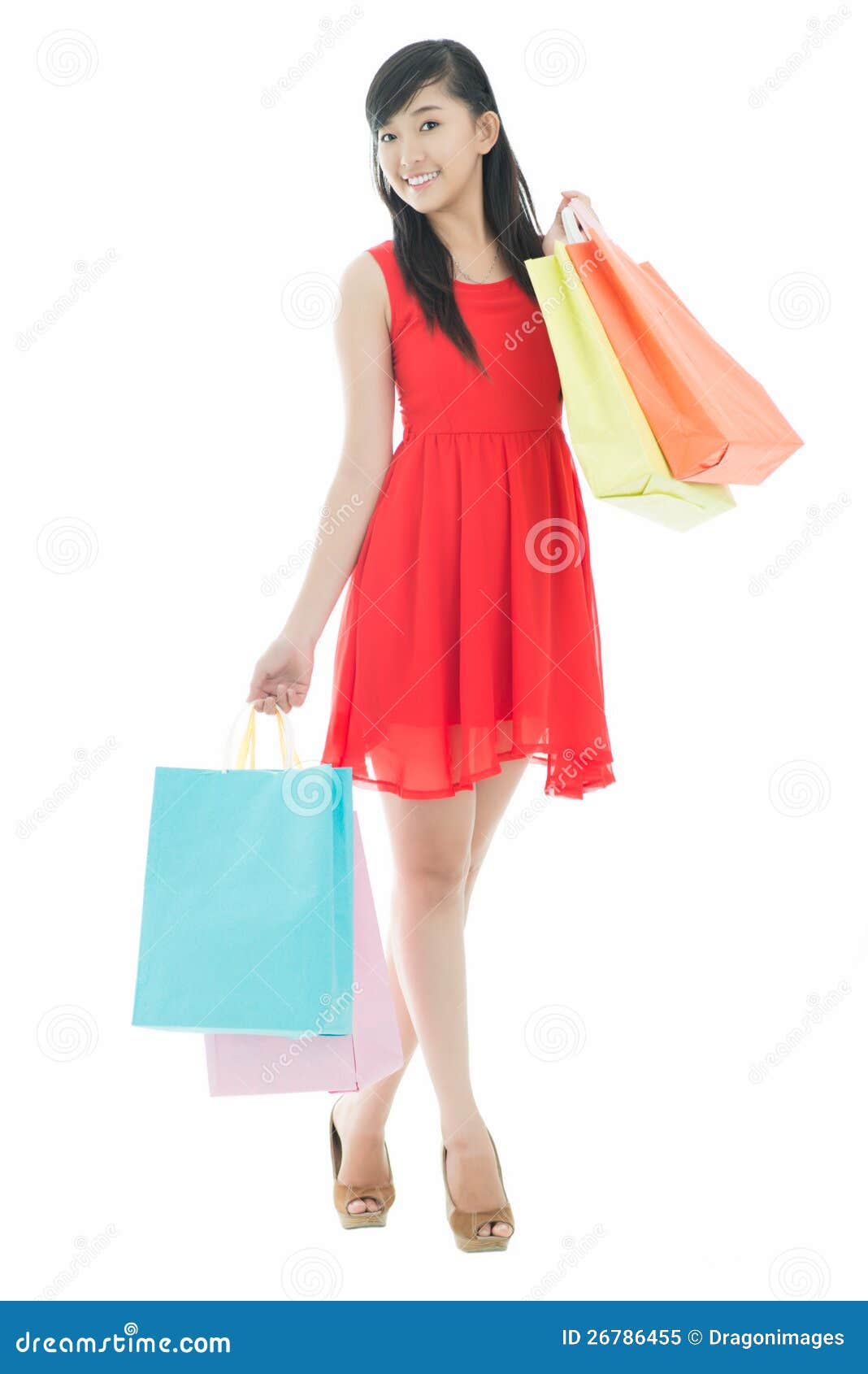 Shopping done stock image. Image of gladness, model, customer - 26786455