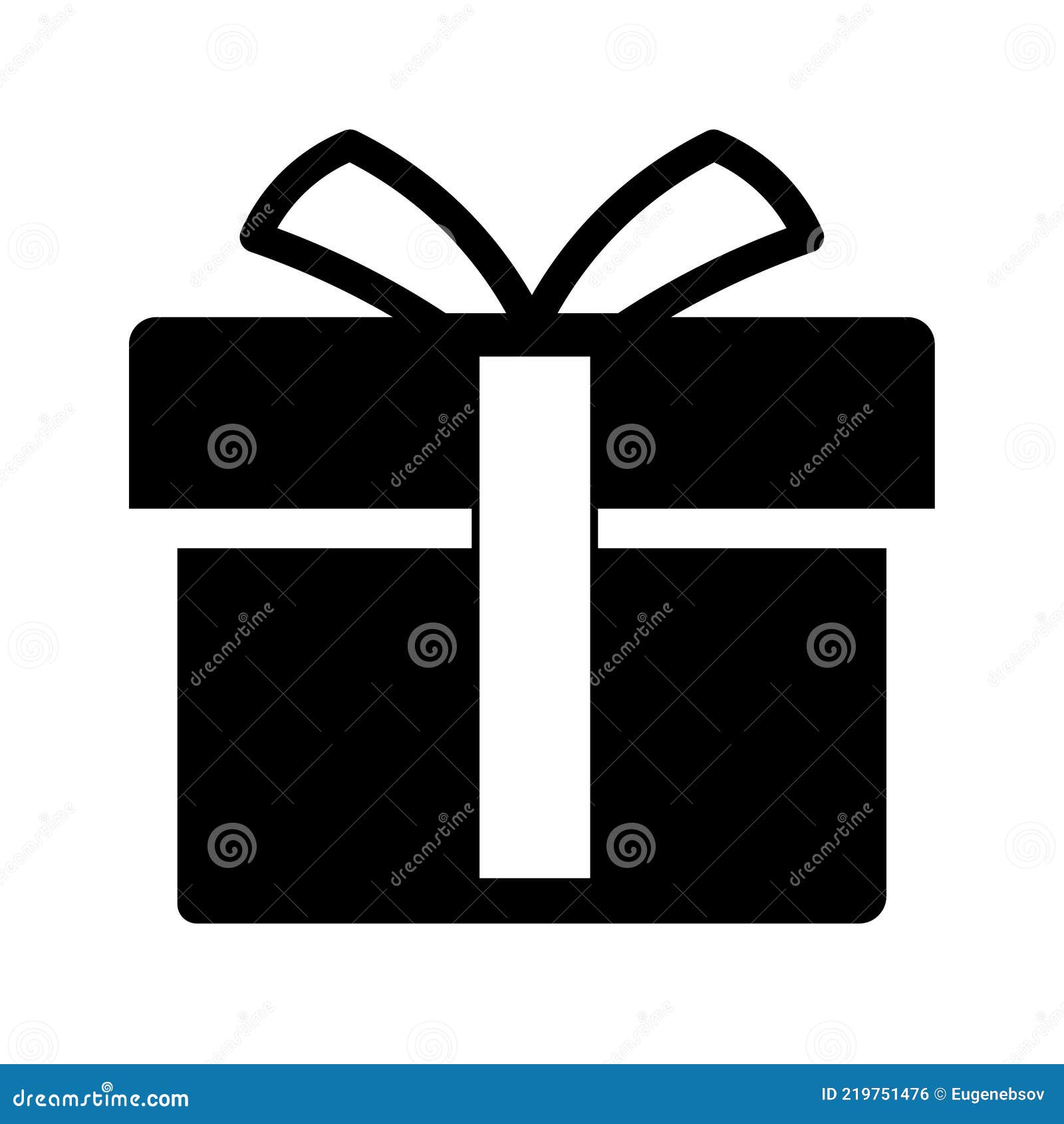 Shopping Gift Box Simple Isolated Icon for Apps and Websites Stock ...
