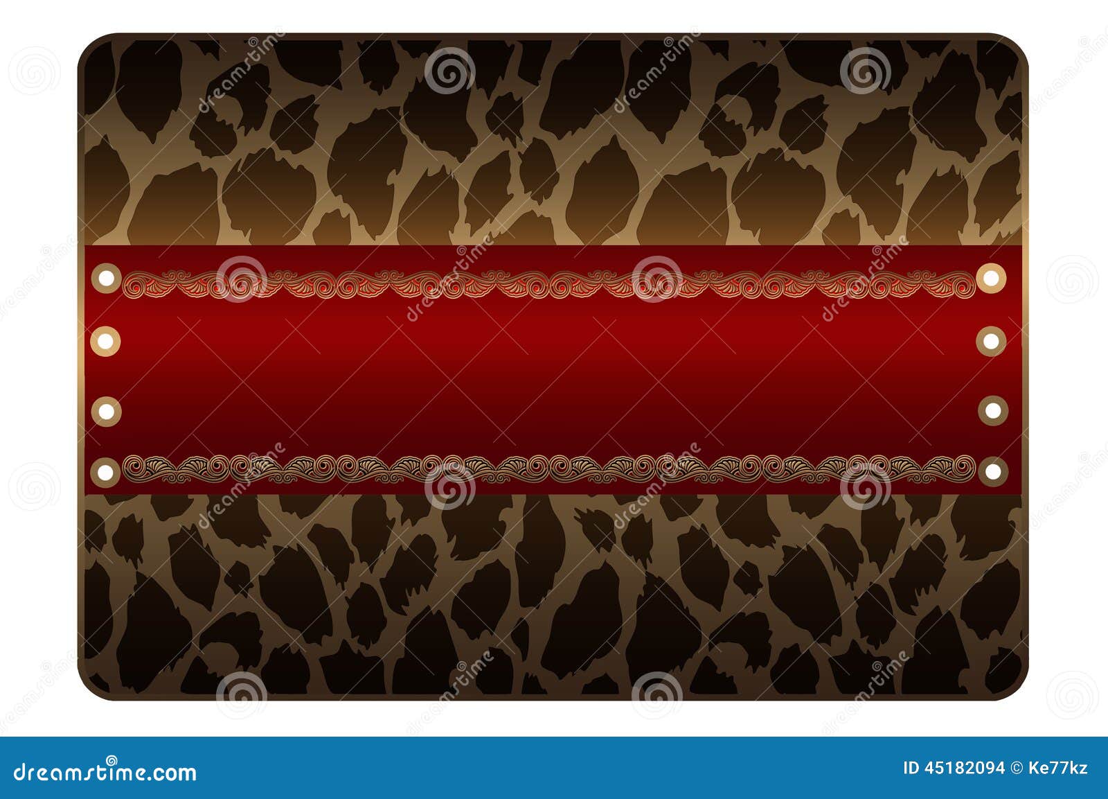 Shopping or Gift Card Template. Stock Illustration - Illustration of ...