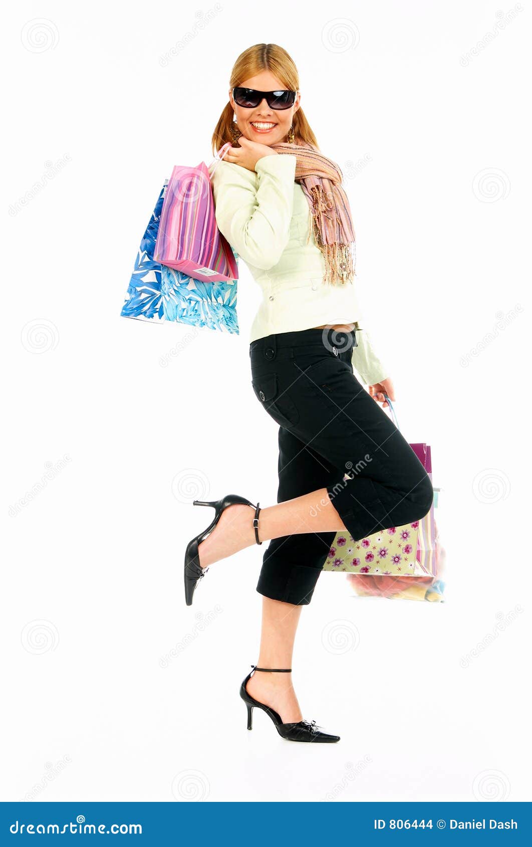 Shopping Girl 2 stock photo. Image of buyer, capital, life - 806444