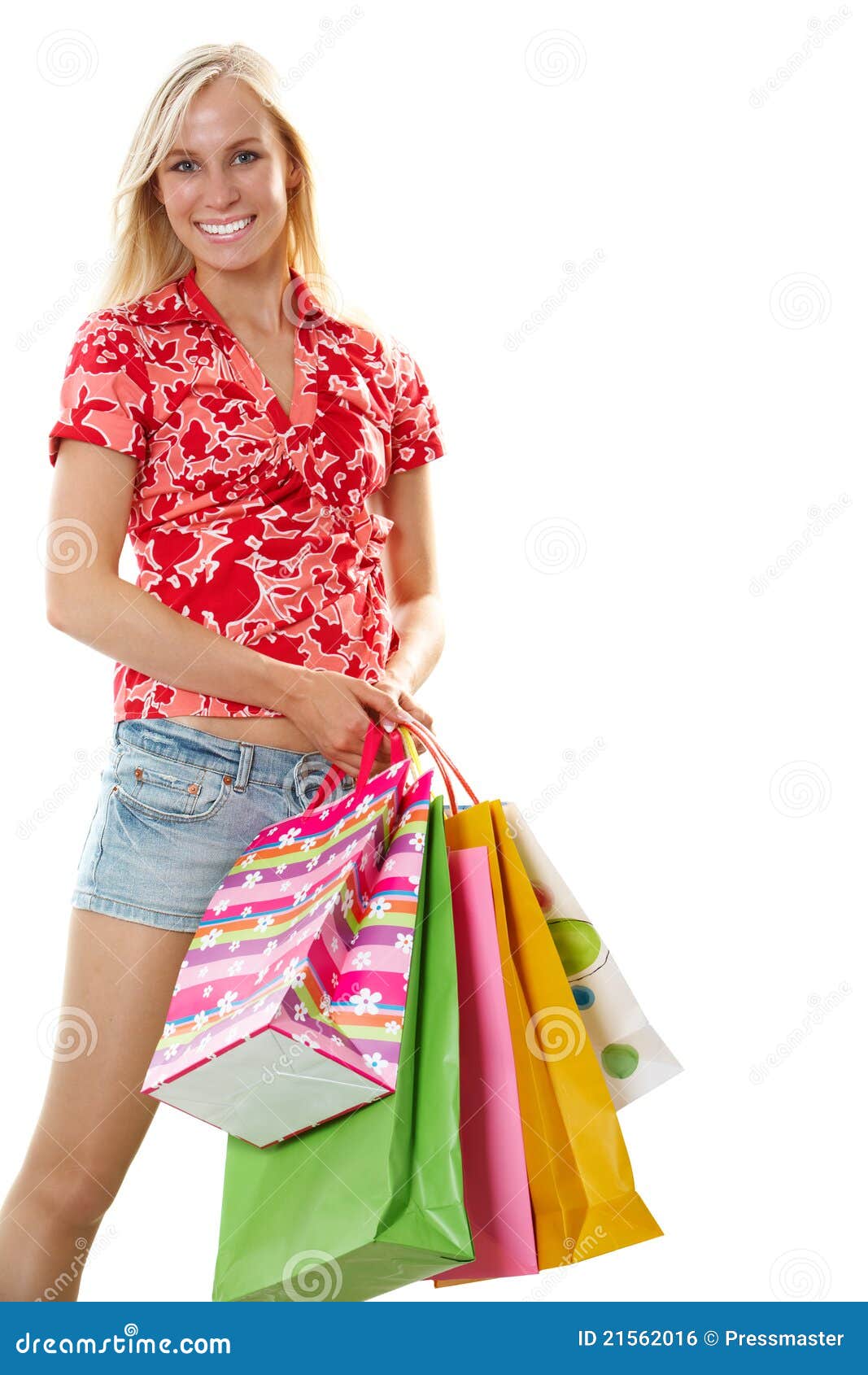 Shopping girl stock photo. Image of lady, paperbag, girl - 21562016