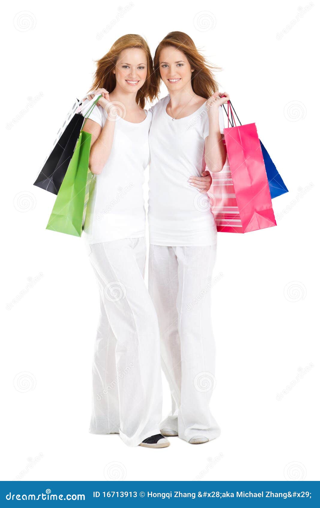 Shopping girls stock image. Image of friends, friend - 16713913