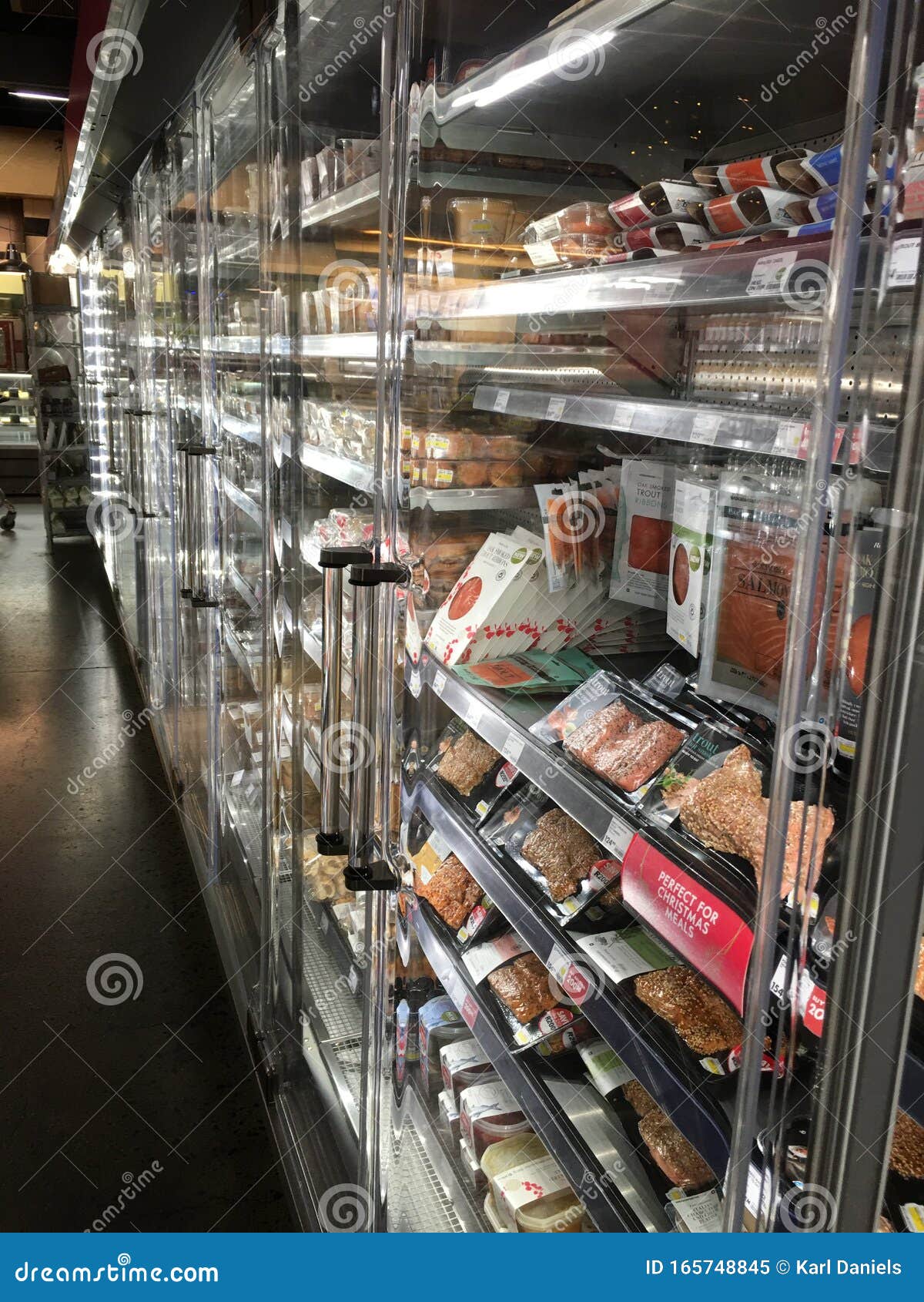 Shopping isle editorial image. Image of isle, cold, food - 165748845