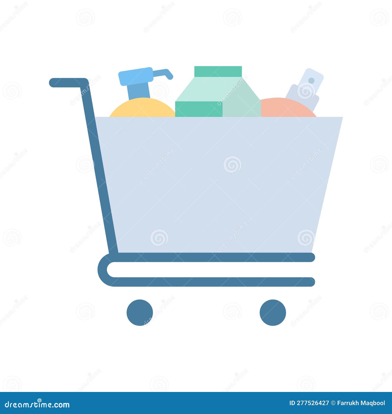 Shopping Items Icon Vector Image. Suitable for Mobile Apps, Web Apps ...