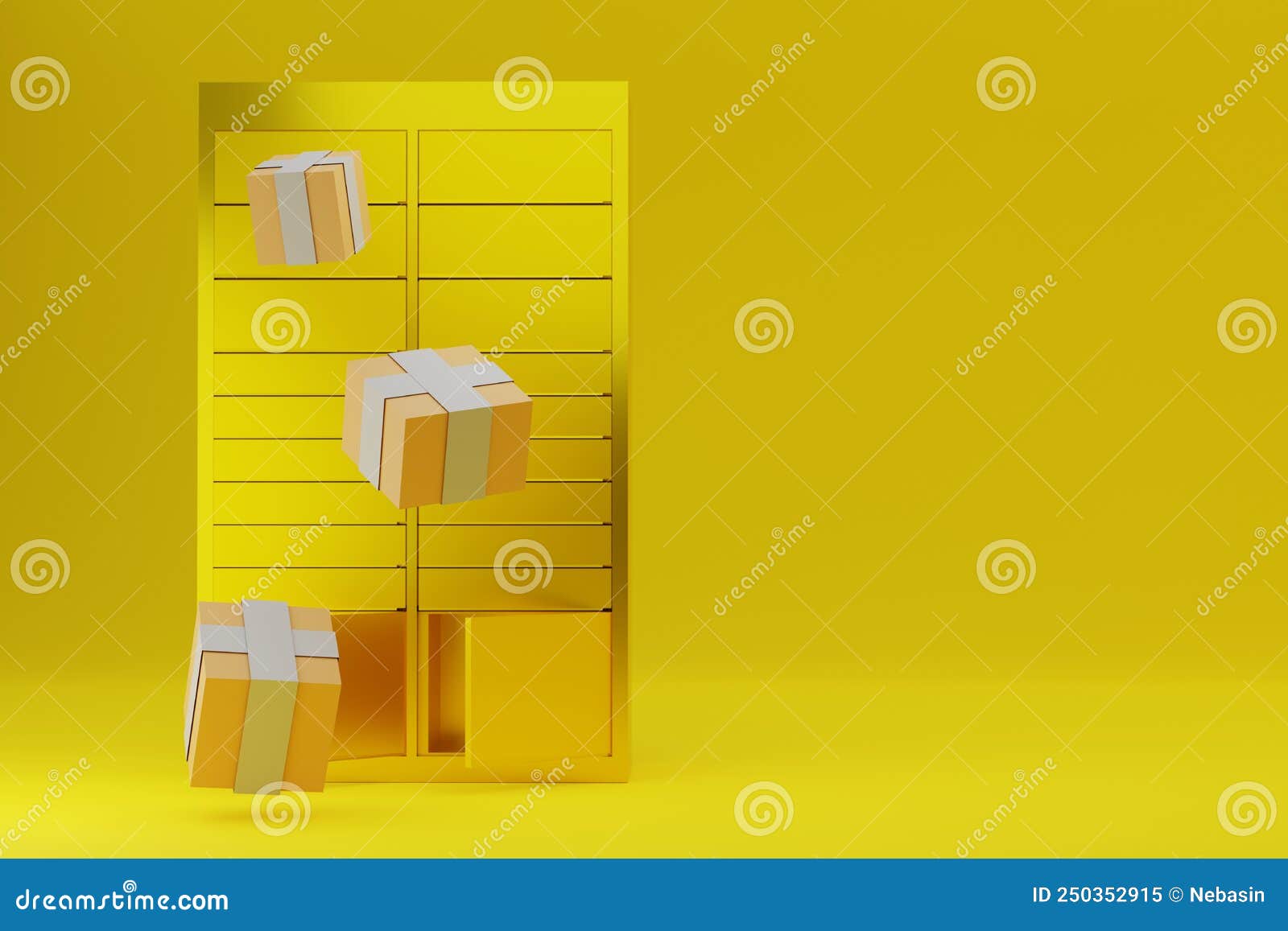 New Post Levitating Lettering With Lightnings In Cartoon Style. Vector ...