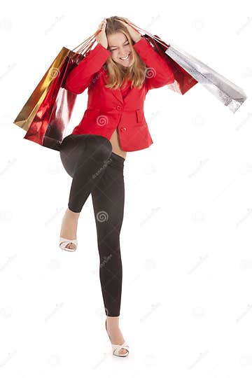 Shopping madness stock photo. Image of holiday, clothes - 17715594