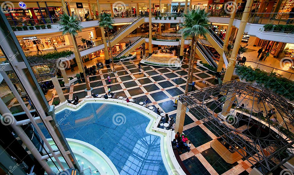 Shopping Mall editorial photography. Image of overhead - 18430362