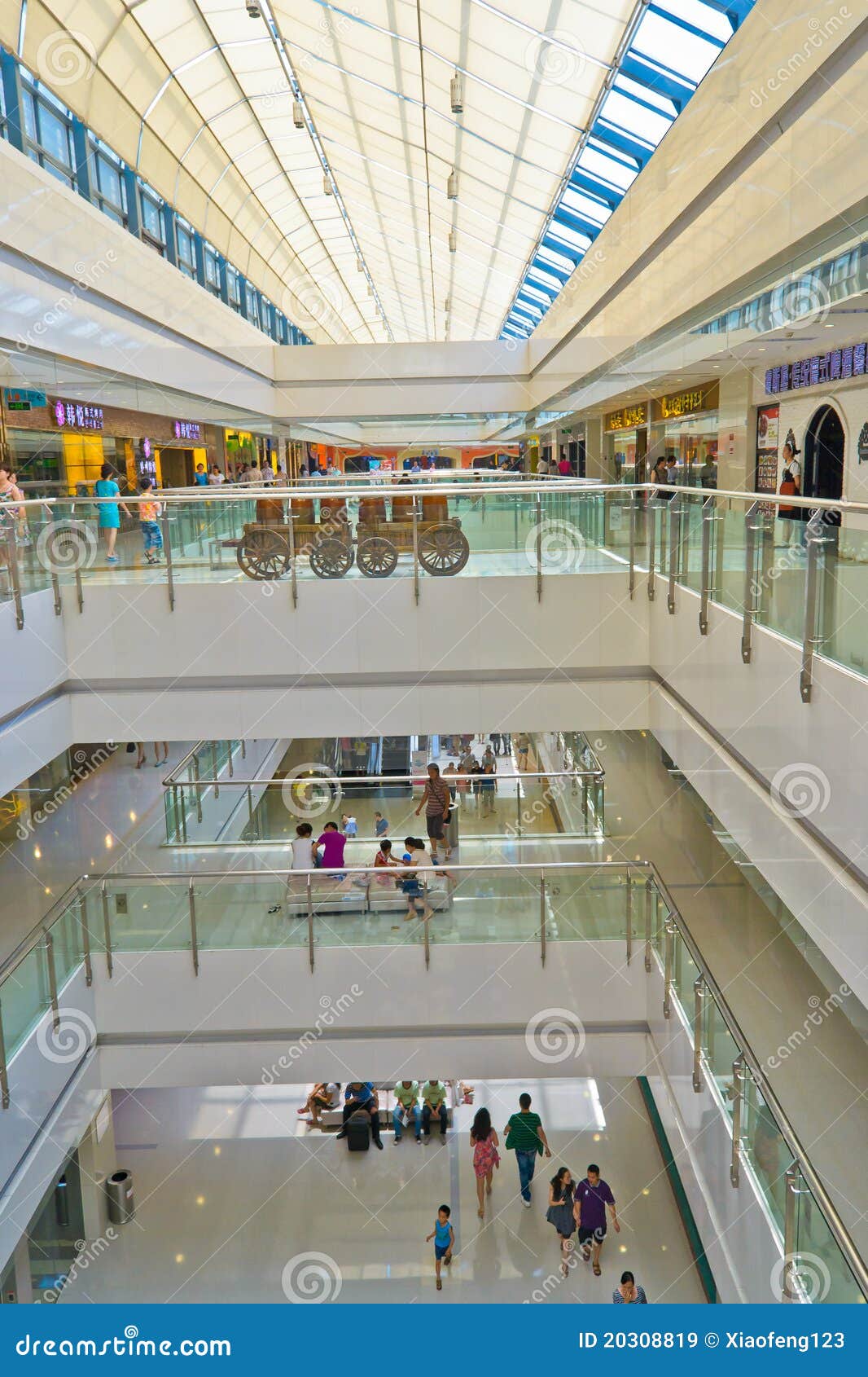 Shopping mall editorial stock image. Image of light, supermarket - 20308819