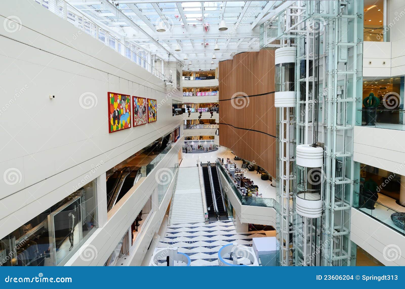 Shopping mall editorial stock image. Image of fashion - 23606204