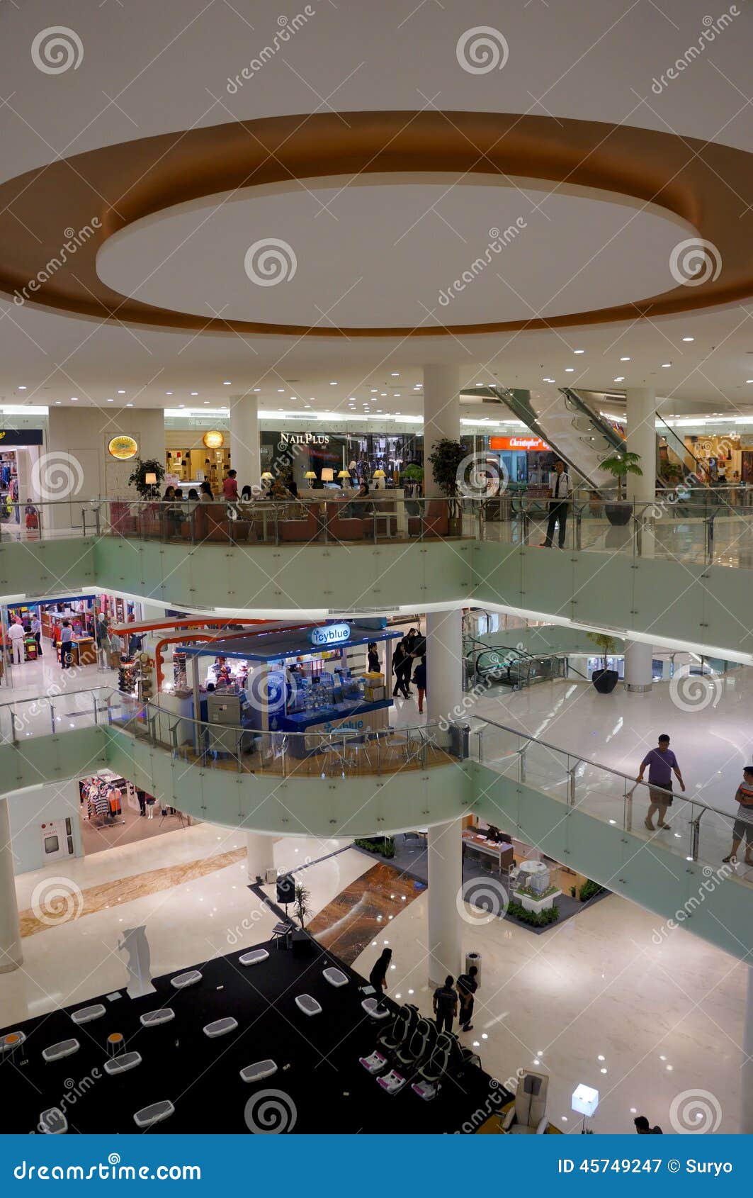 Shopping mall editorial photography. Image of mall, java - 45749247