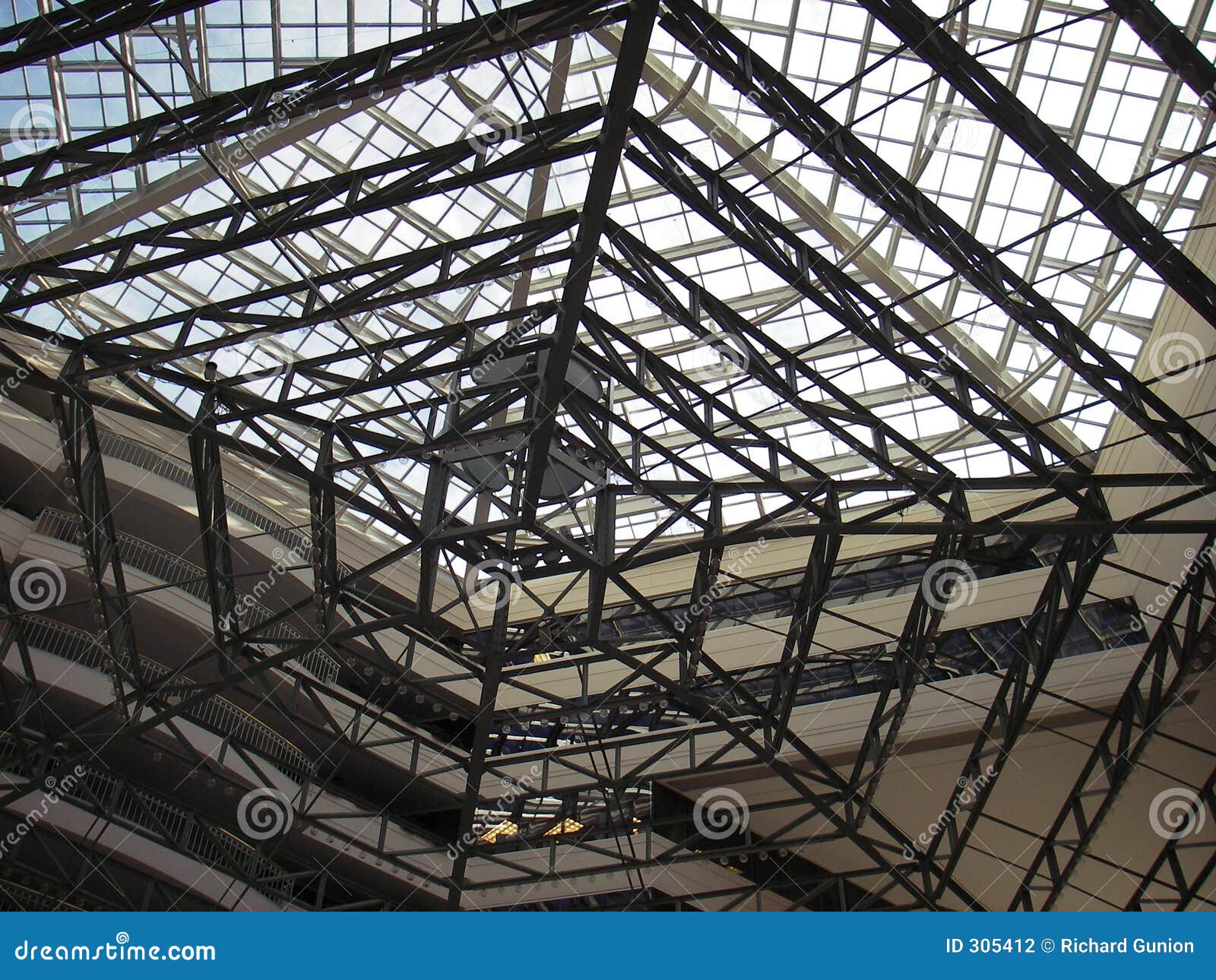 Shopping Mall Ceiling stock photo. Image of indoor, ceiling - 305412
