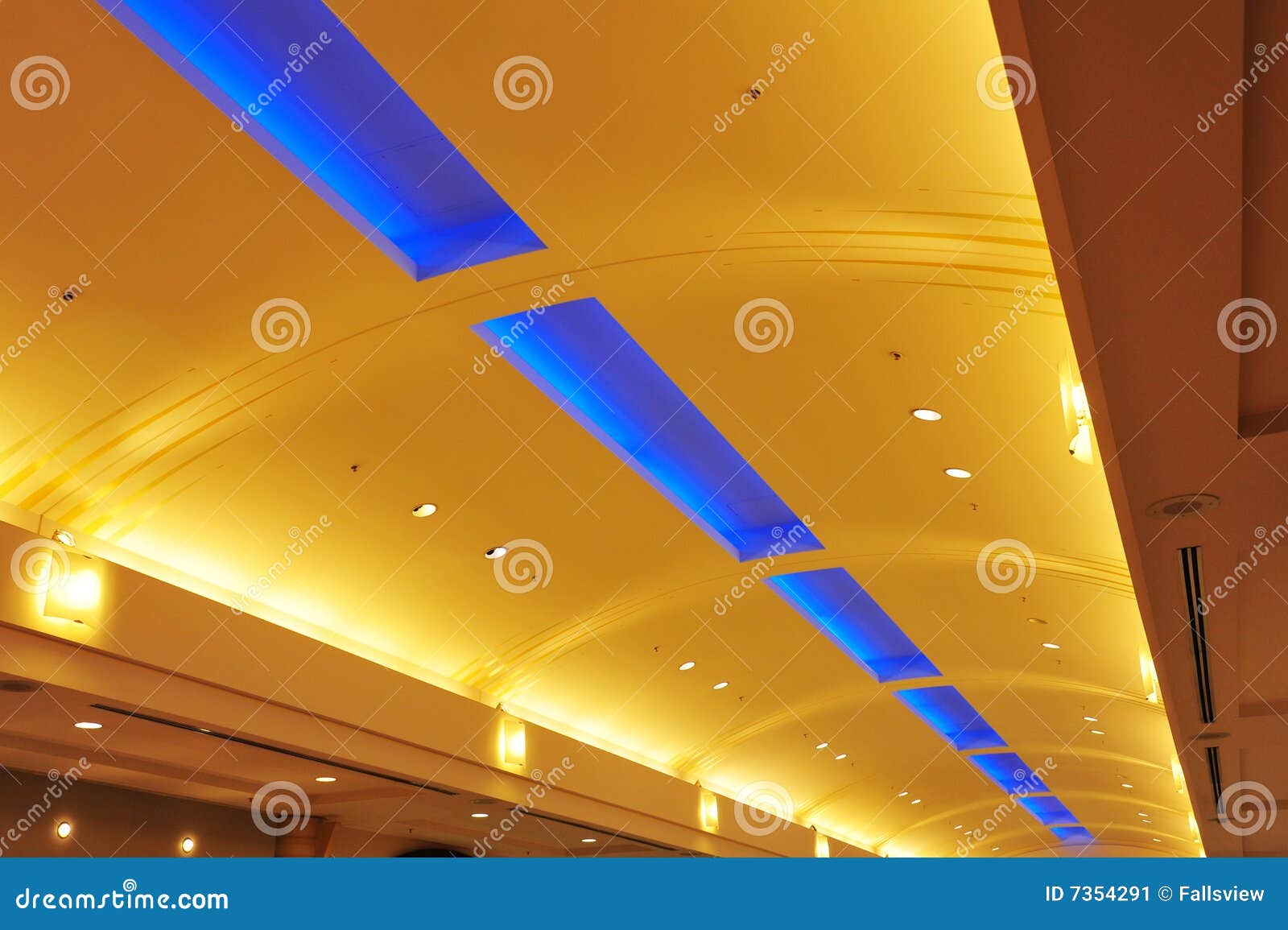 Shopping mall ceiling stock image. Image of indoors, interior - 7354291