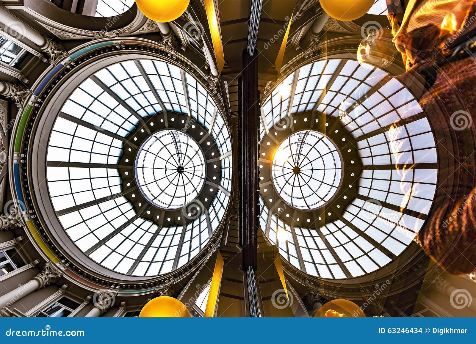Shopping Mall Dummy Display Windows in the the Hague Passage Stock ...