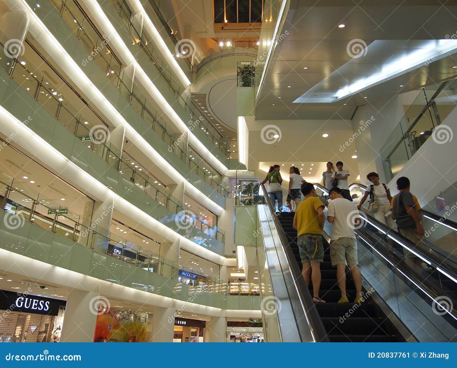 Shopping Mall elevator editorial photo. Image of luxury - 20837761