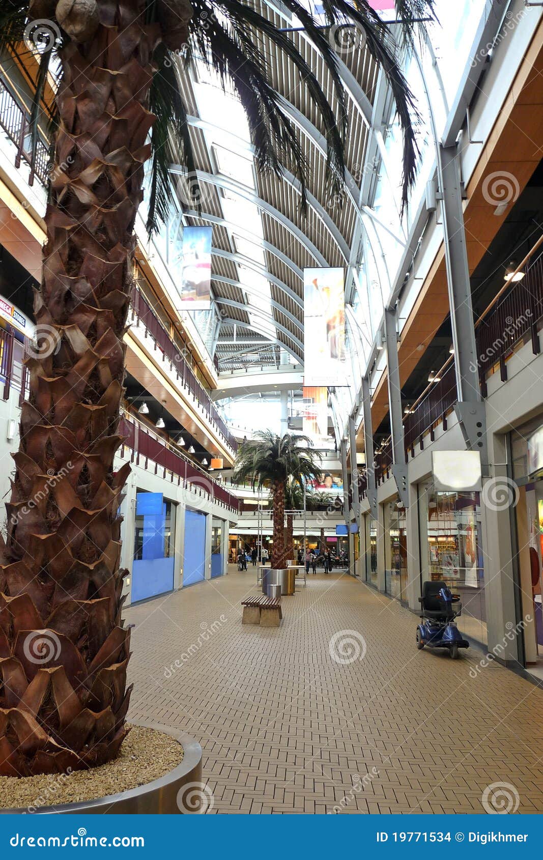 Shopping Mall, the Hague stock photo. Image of commerce - 19771534