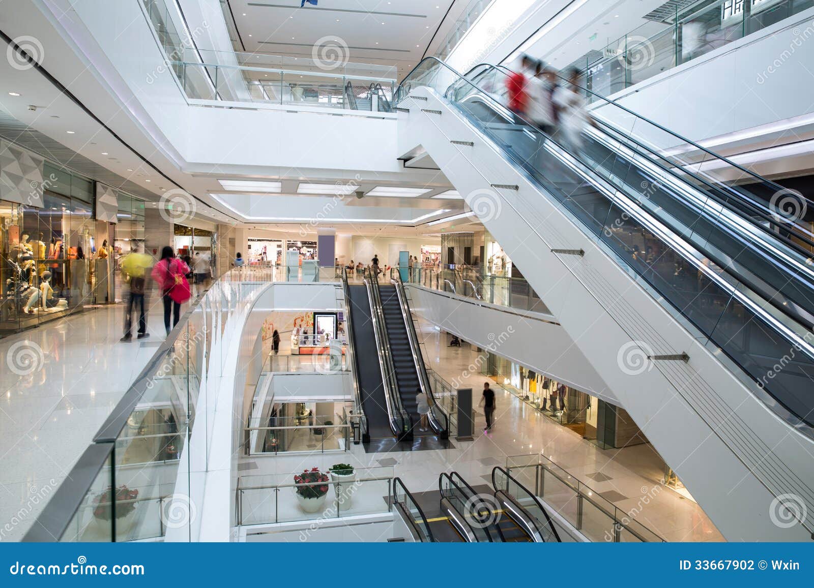 Shopping mall stock photo. Image of sale, shopping, people - 33667902
