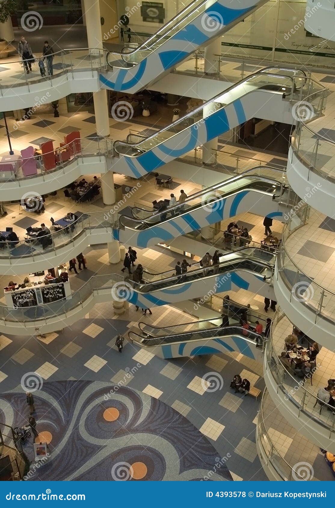 Shopping mall interior stock photo. Image of store, shops - 4393578