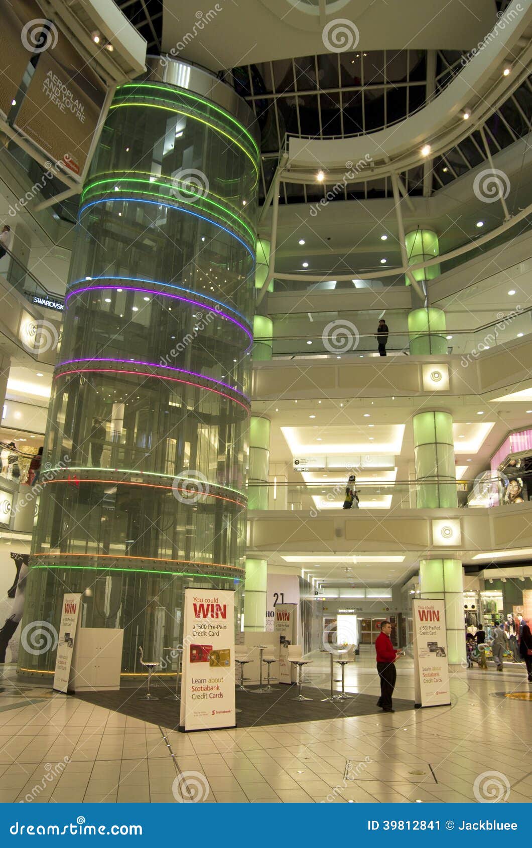 Shopping mall interior editorial photo. Image of clothing - 39812841