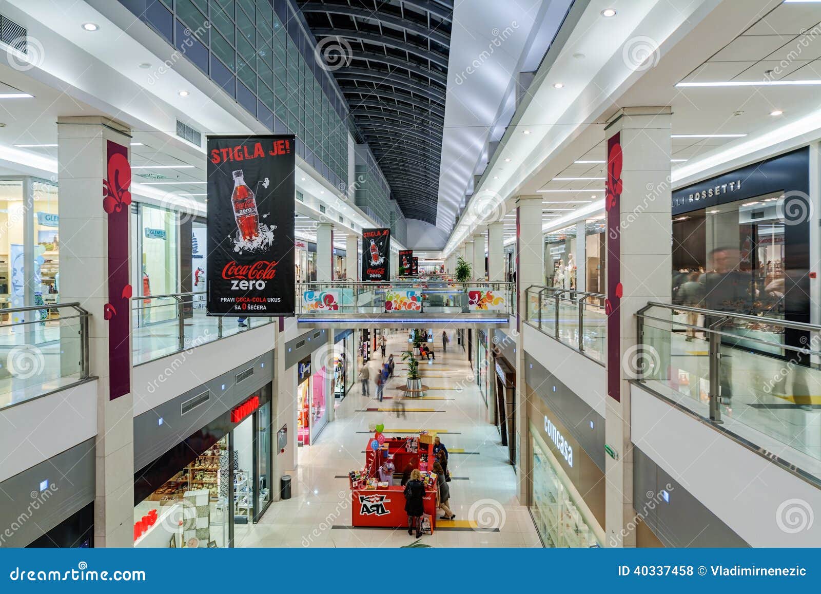 Shopping mall editorial stock photo. Image of indoor - 40337458