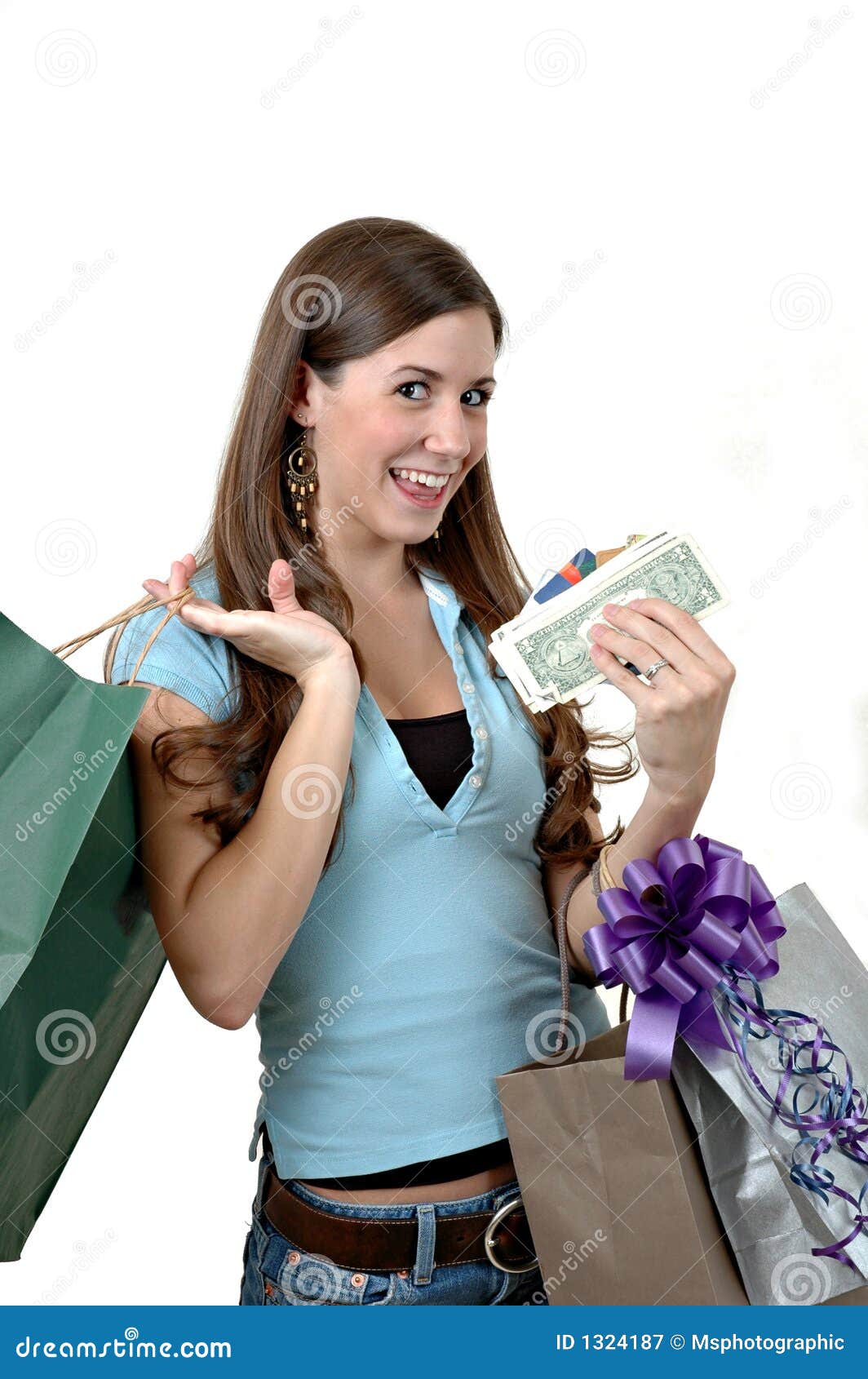 Shopping Mania stock image. Image of spending, shopping - 1324187