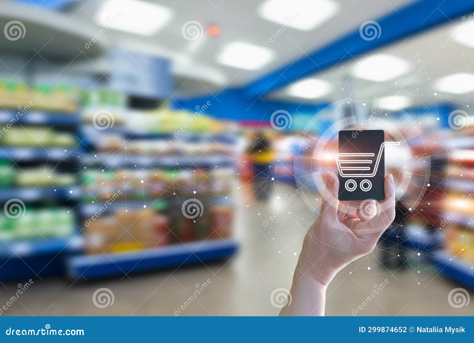 Shopping in an Online Store Using Remote Banking Stock Photo - Image of ...