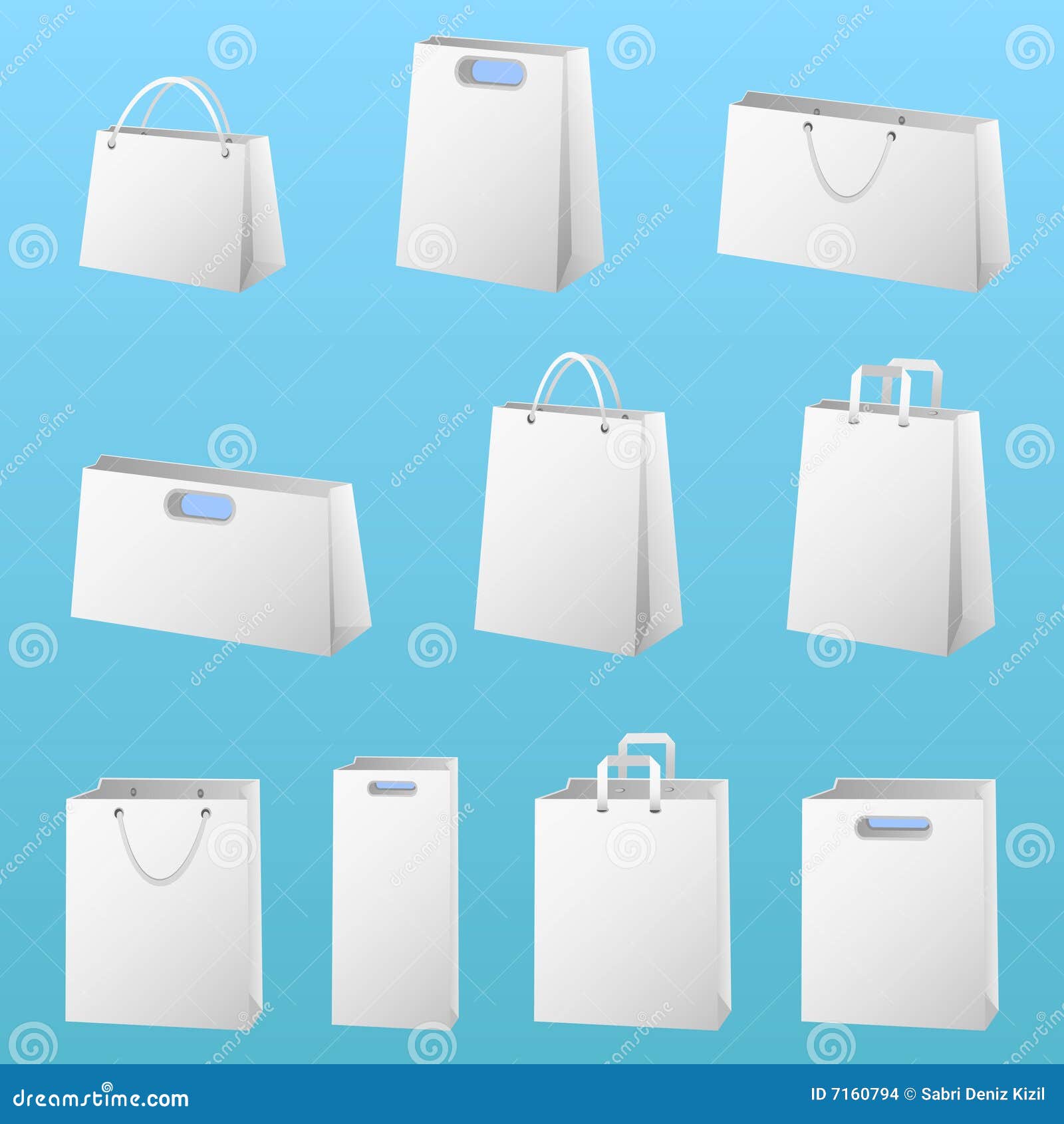 Shopping package vector stock vector. Illustration of gift - 7160794
