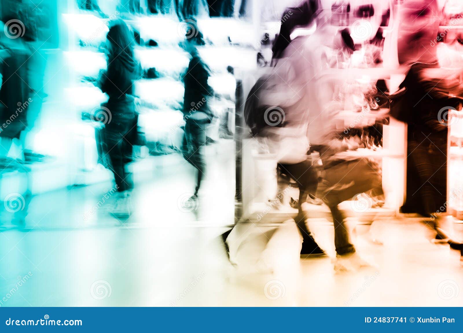 Shopping people crowd at stock image. Image of ndoors - 24837741