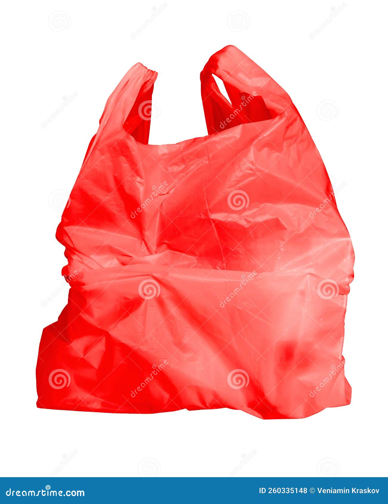 Shopping plastic bag - red stock photo. Image of shop - 260335148