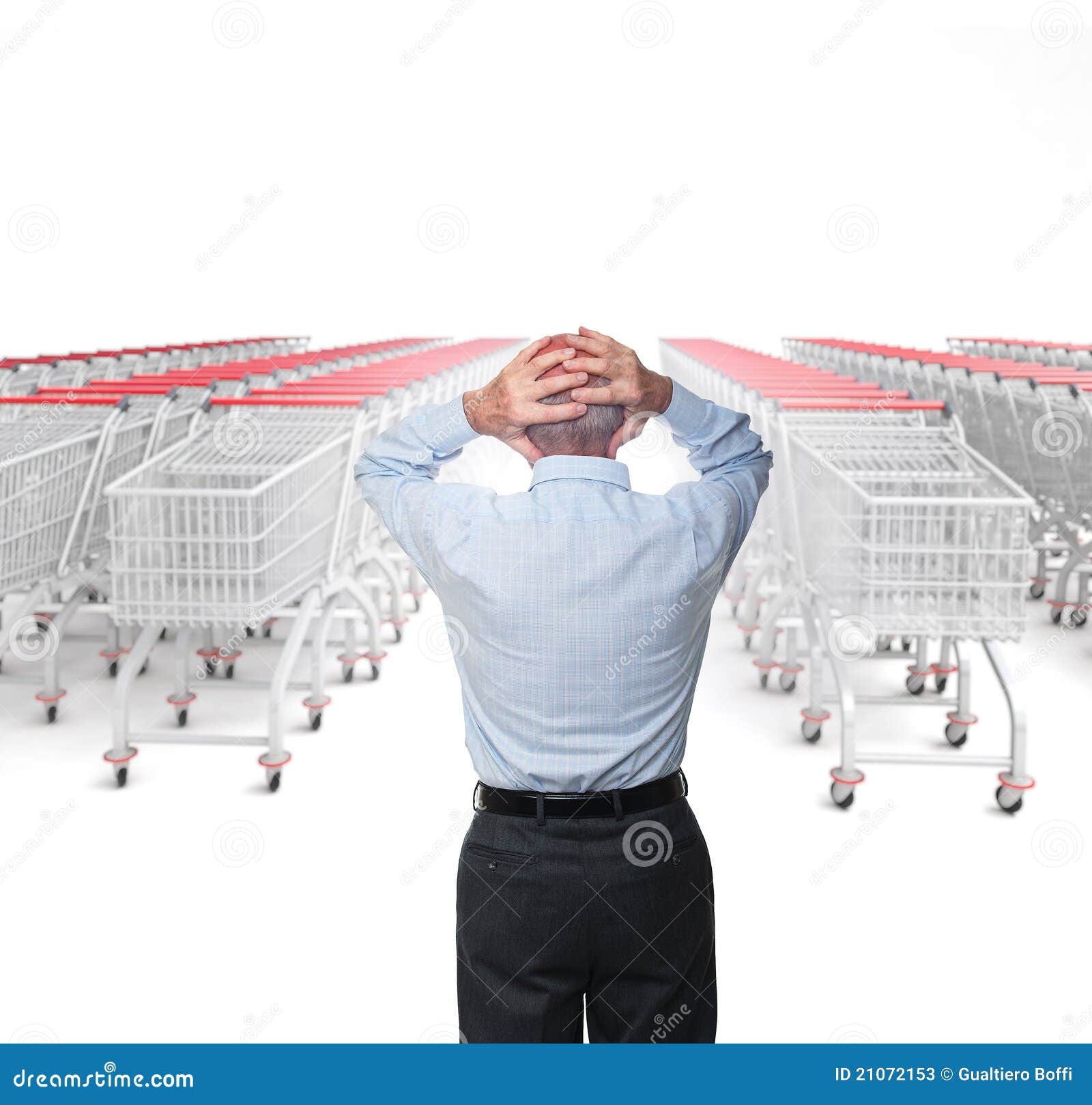 Shopping problem stock image. Image of standing, question - 21072153