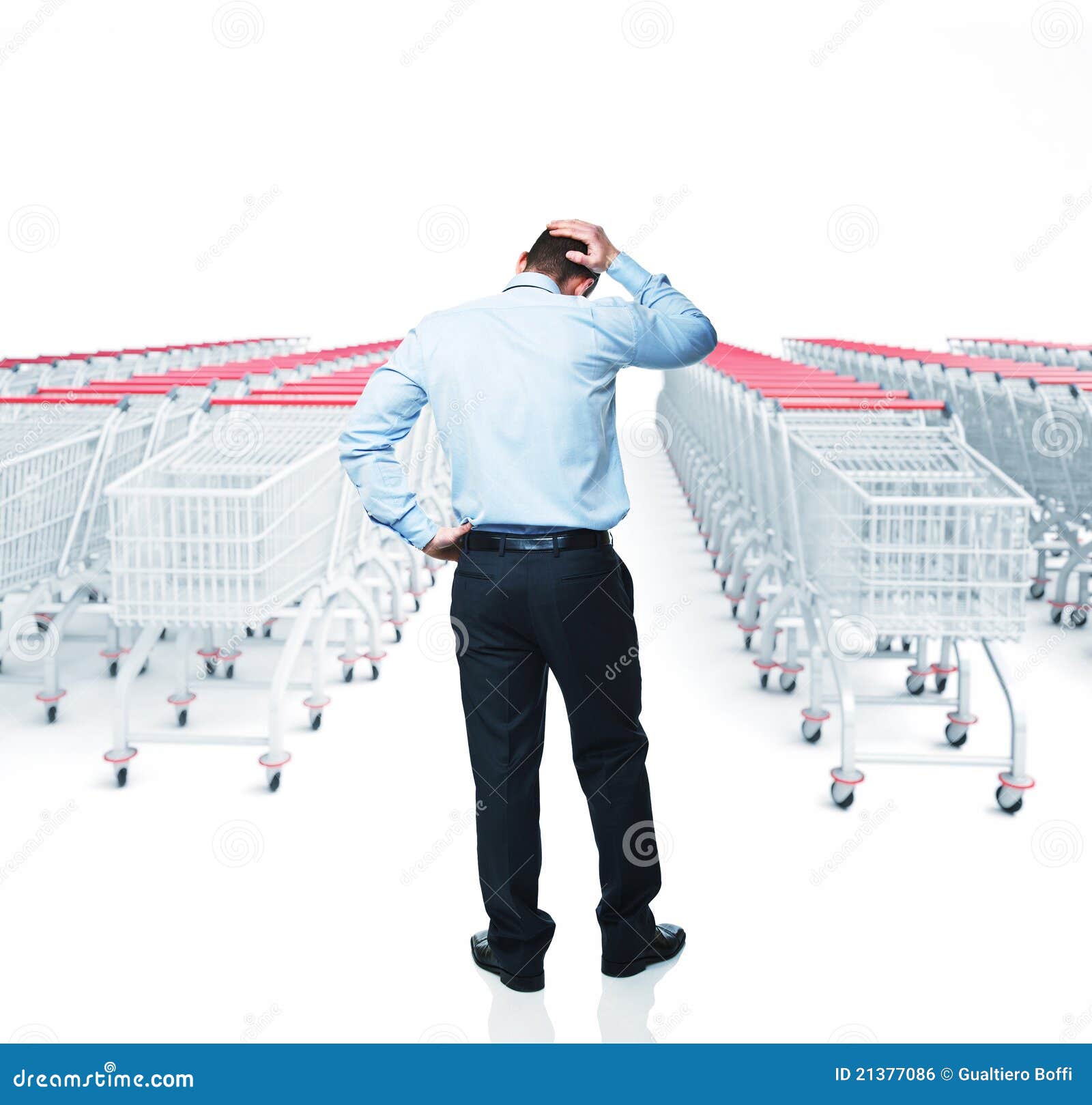 Shopping problem stock photo. Image of male, solution - 21377086