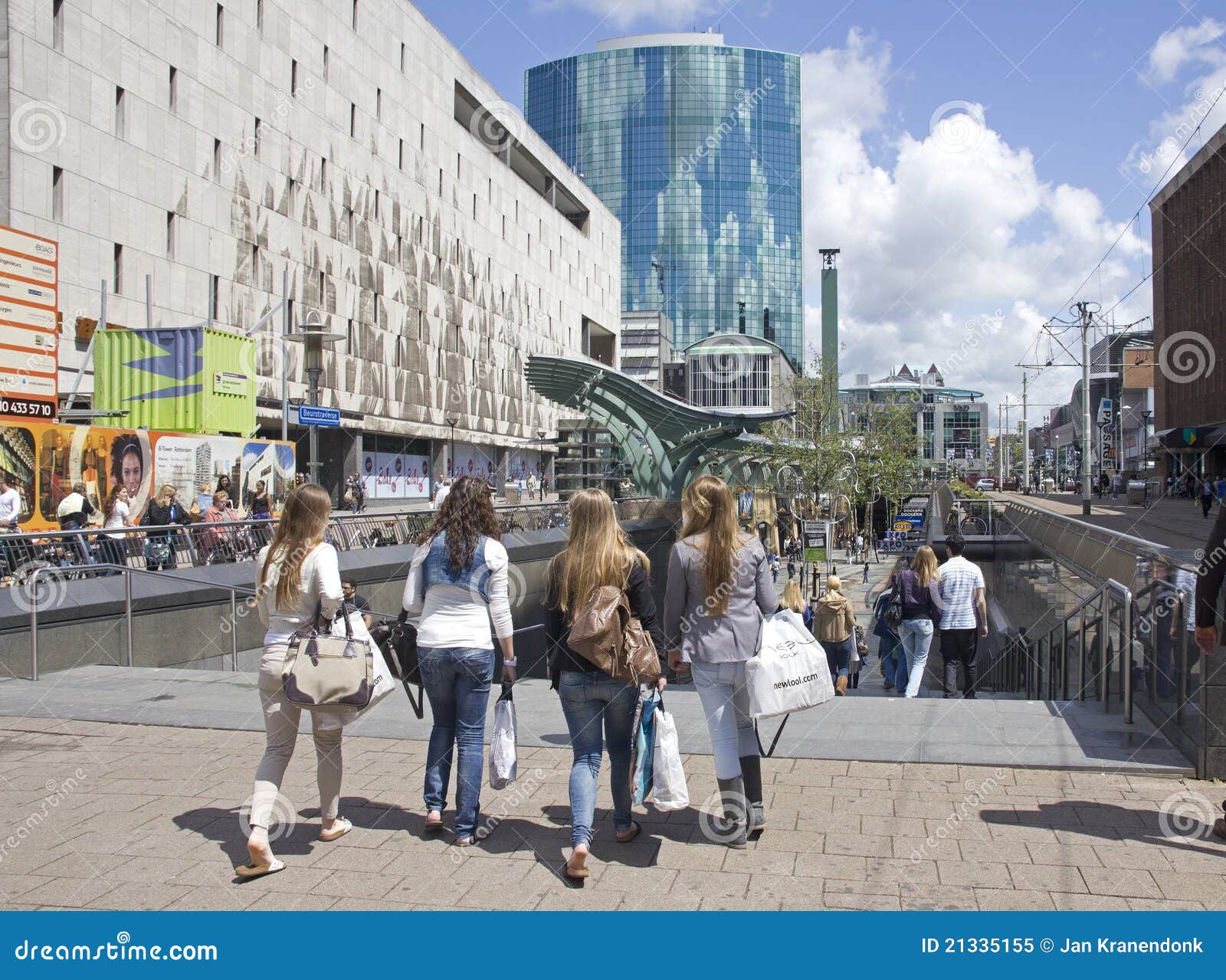 Shopping in Rotterdam editorial image. Image of department - 21335155