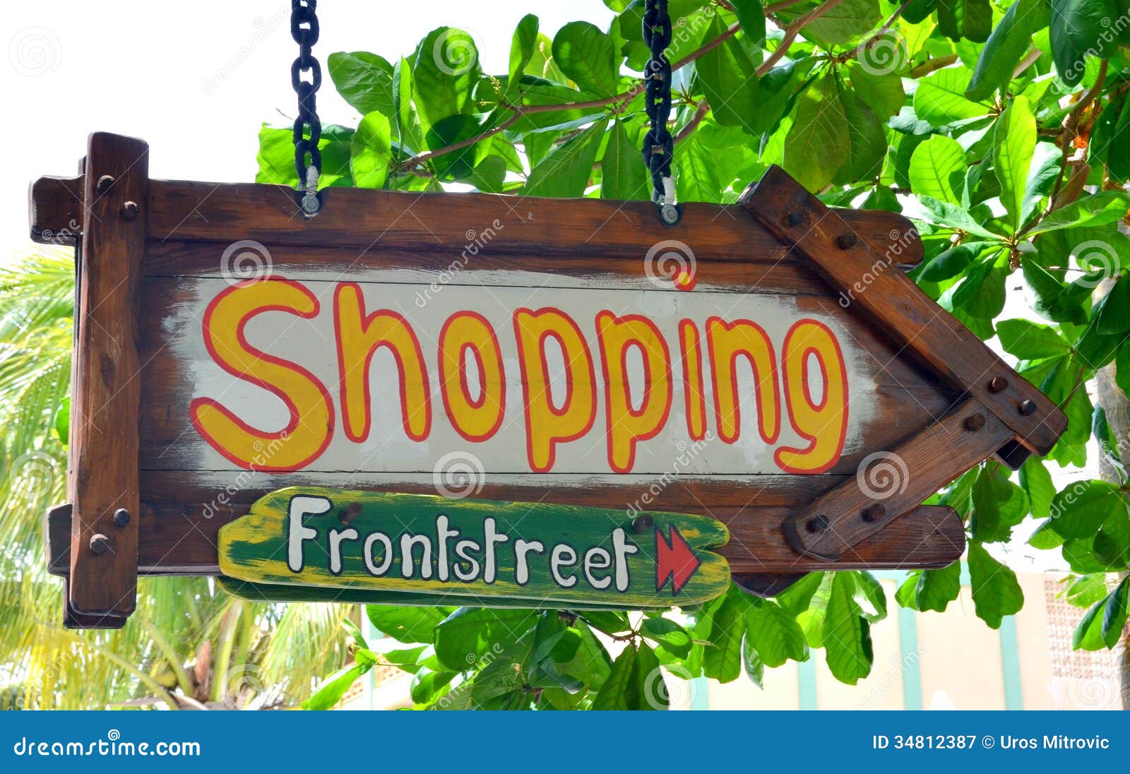 Shopping sign stock image. Image of shops, notice, logo - 34812387