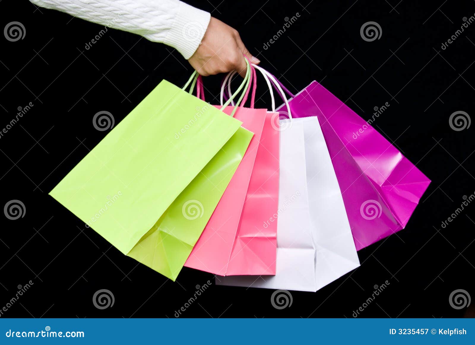 Shopping spree stock image. Image of holiday, colors, mall - 3235457