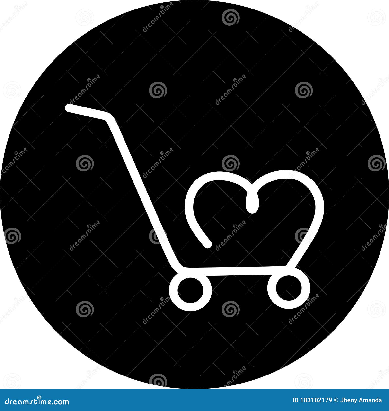 Shopping Store Location Map Pin Pointer in Blue Circle Icon. Element of ...