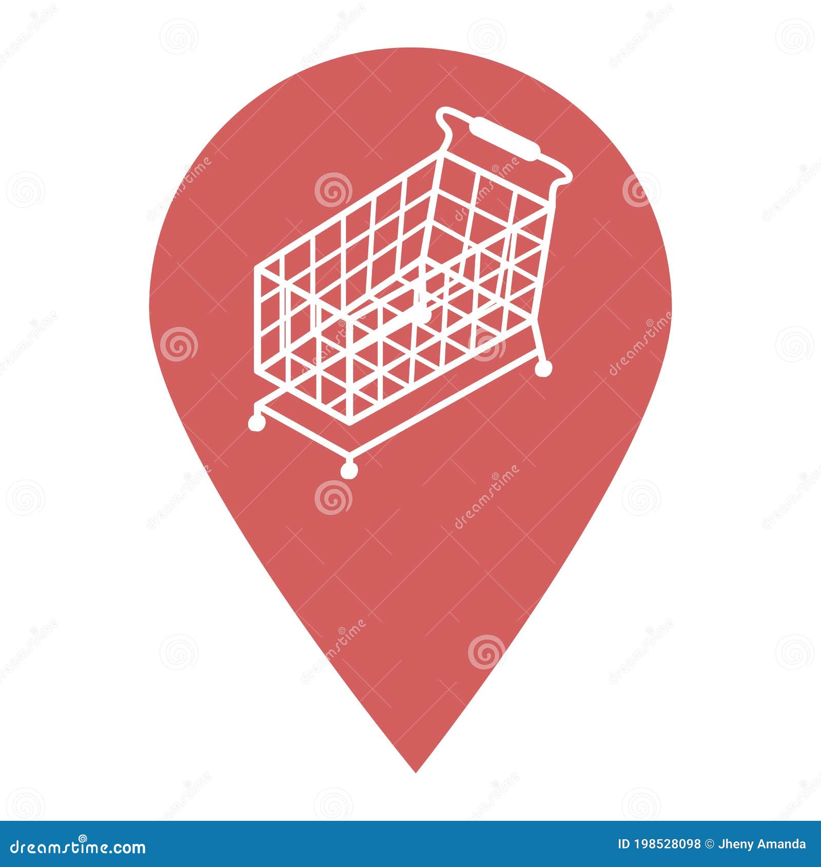 Shopping Store Location Map Pin Pointer Icon. Element of Map Point for Mobile Concept and Web ...