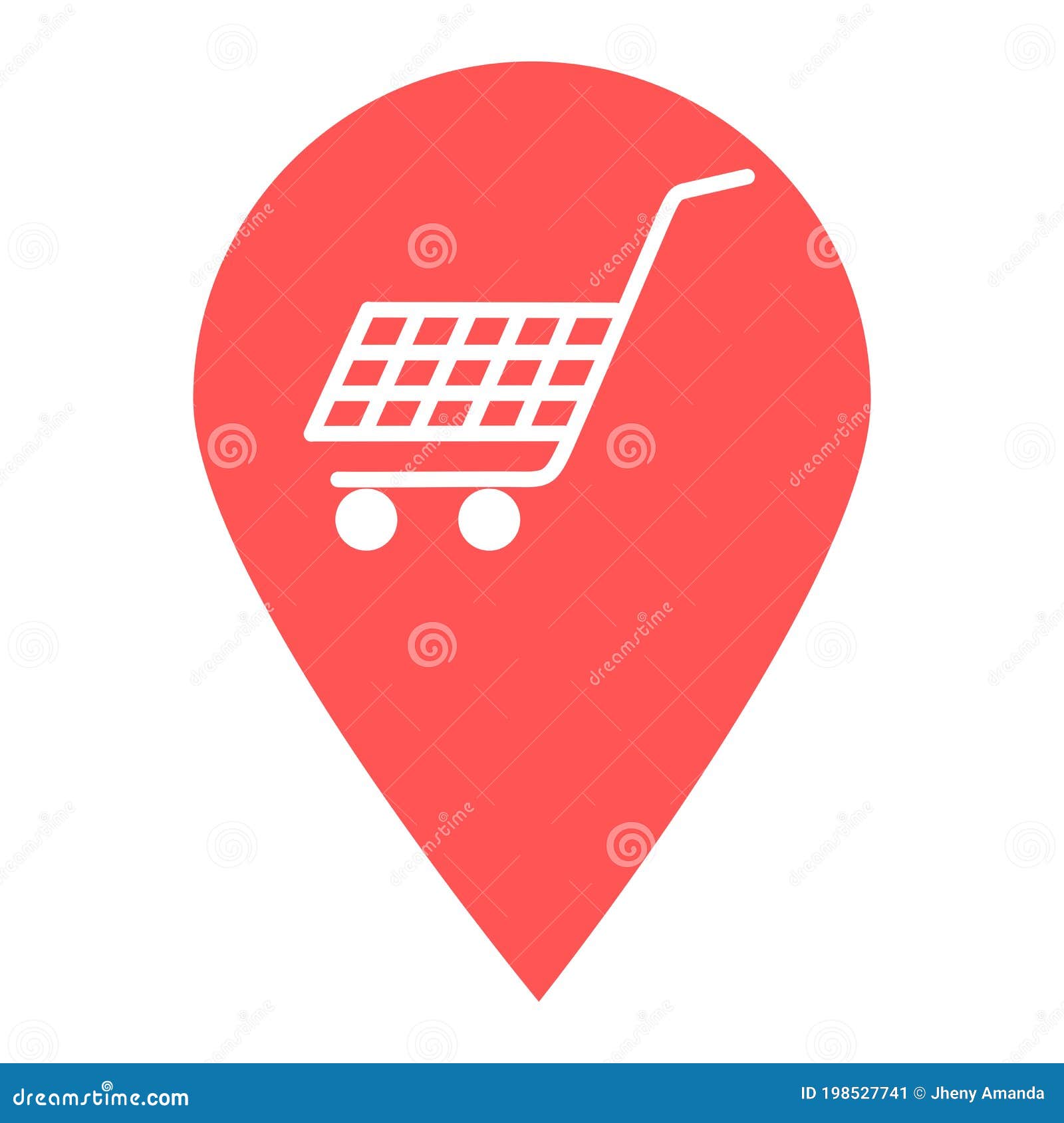 Shopping Store Location Map Pin Pointer Icon. Element of Map Point for Mobile Concept and Web ...