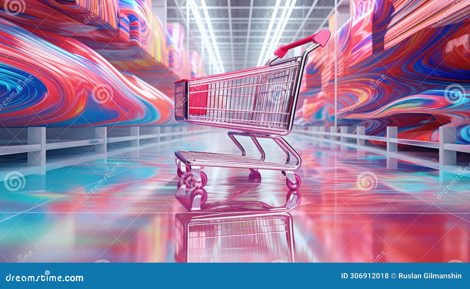 Shopping in Supermarket by Supermarket Cart in Motion Blur Stock Photo ... Shopping in Supermarket by Supermarket Cart in Motion Blur Stock Photo ...