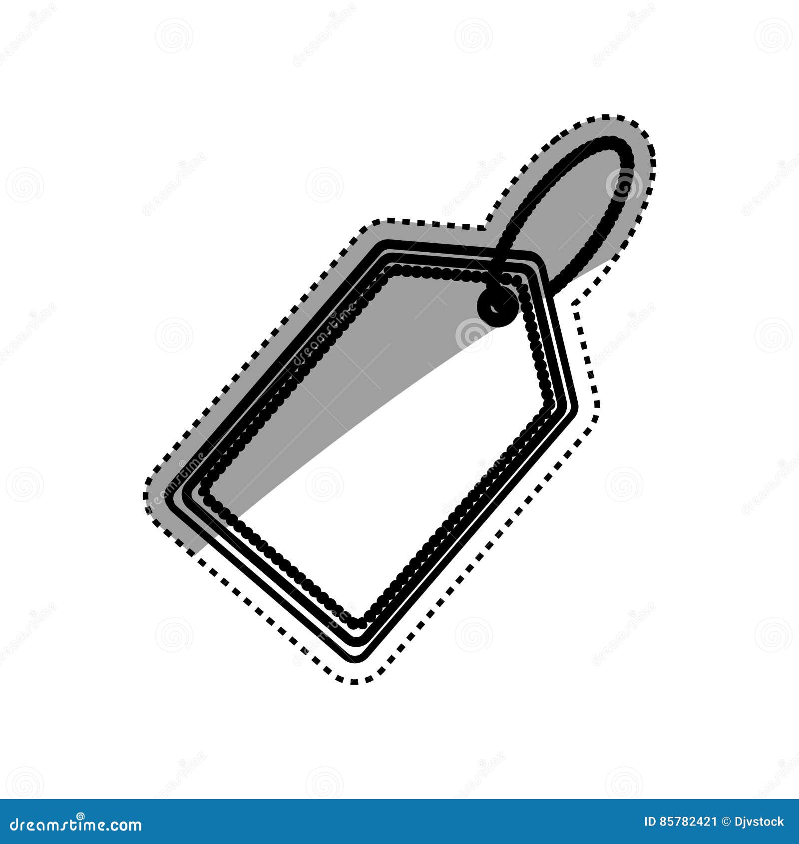 Shopping tag label stock illustration. Illustration of shop - 85782421