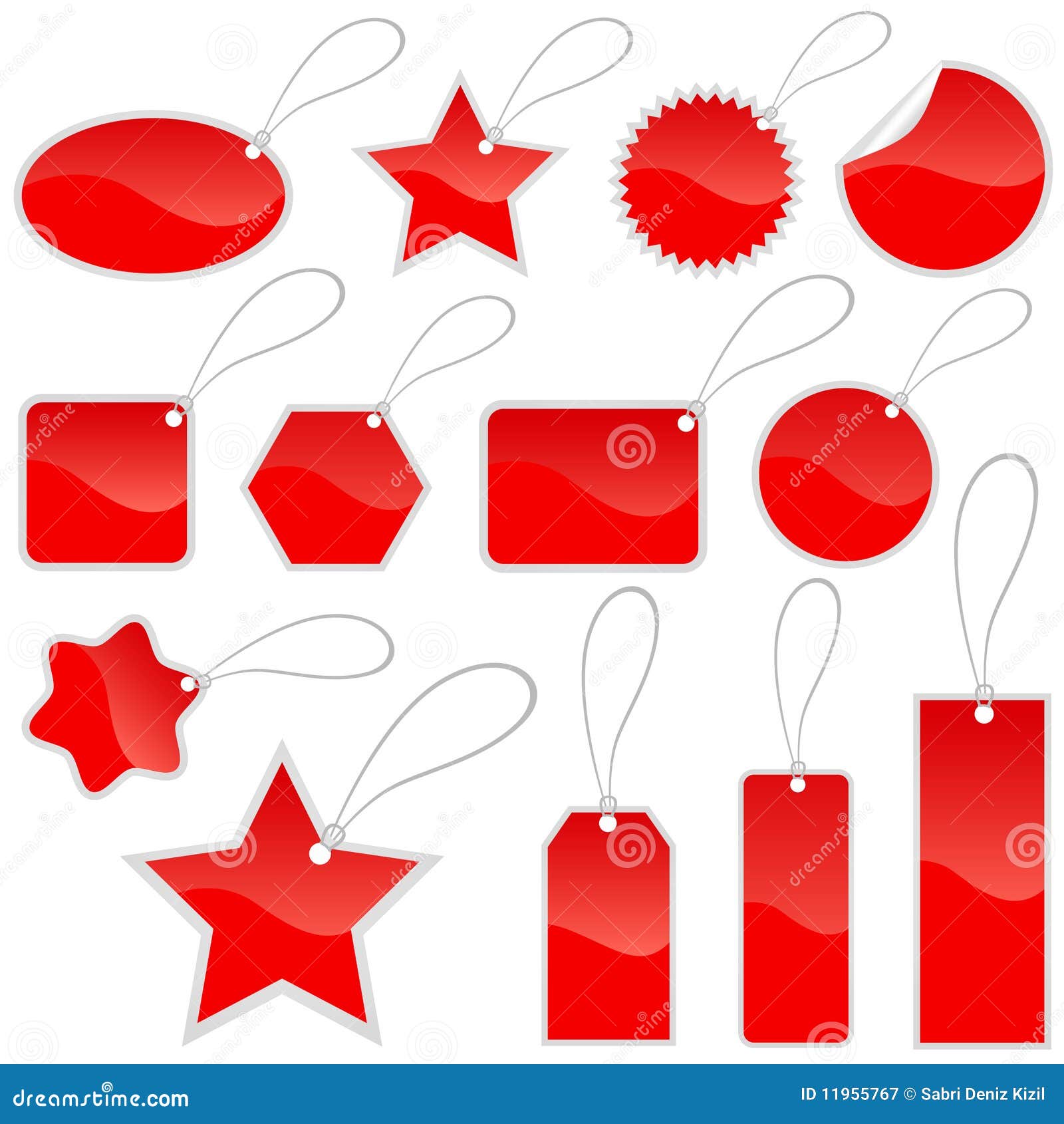 Shopping tags stock vector. Illustration of ecommerce - 11955767