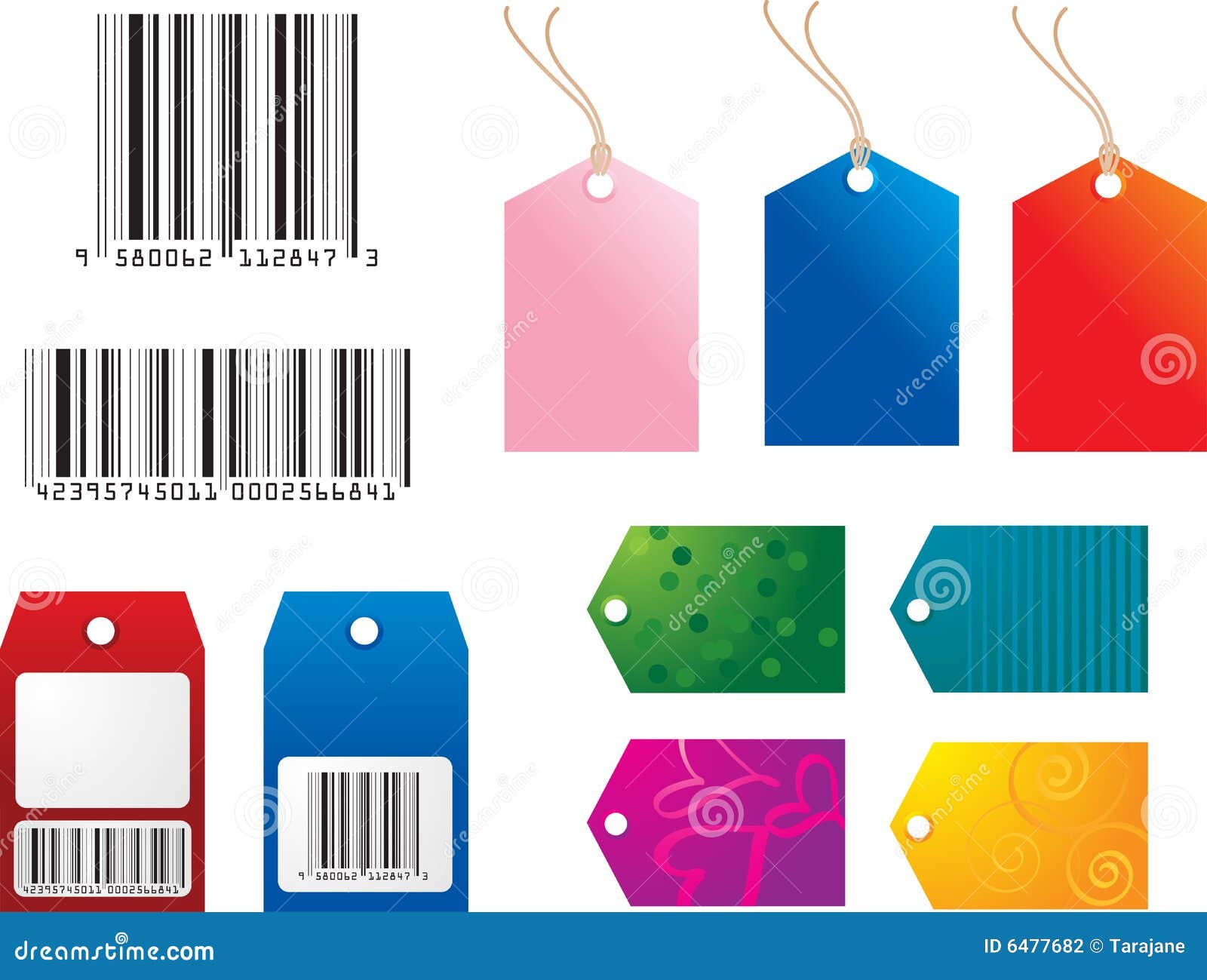 Shopping Tags stock vector. Illustration of price, white - 6477682