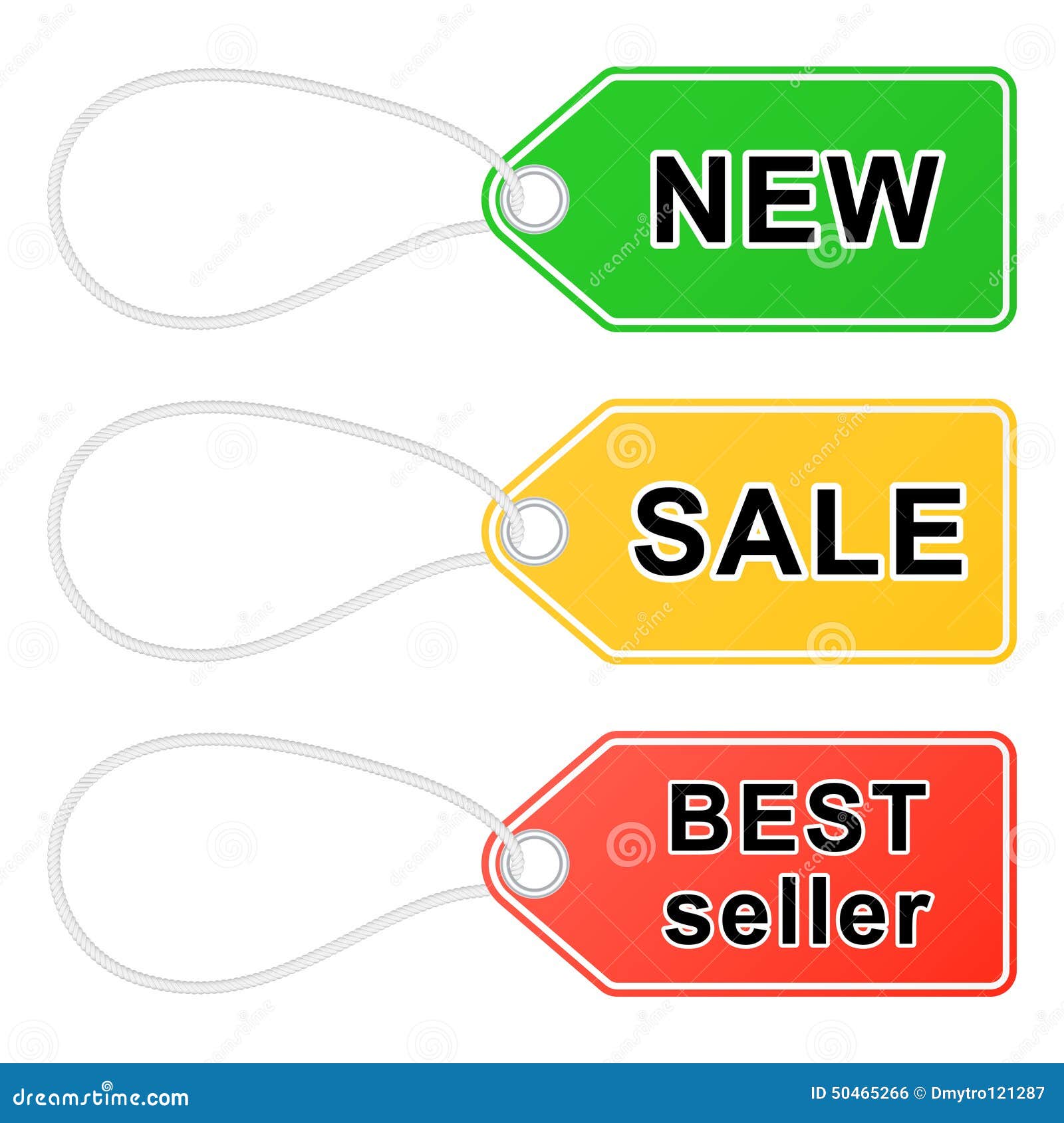 Shopping tags. stock vector. Illustration of banner, offer - 50465266