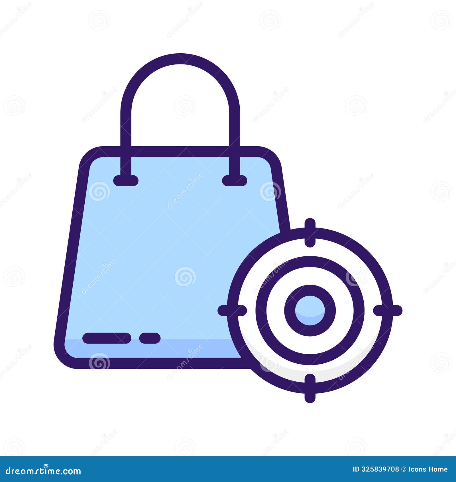 Shopping Target Vector Design in Modern Style Stock Vector ...