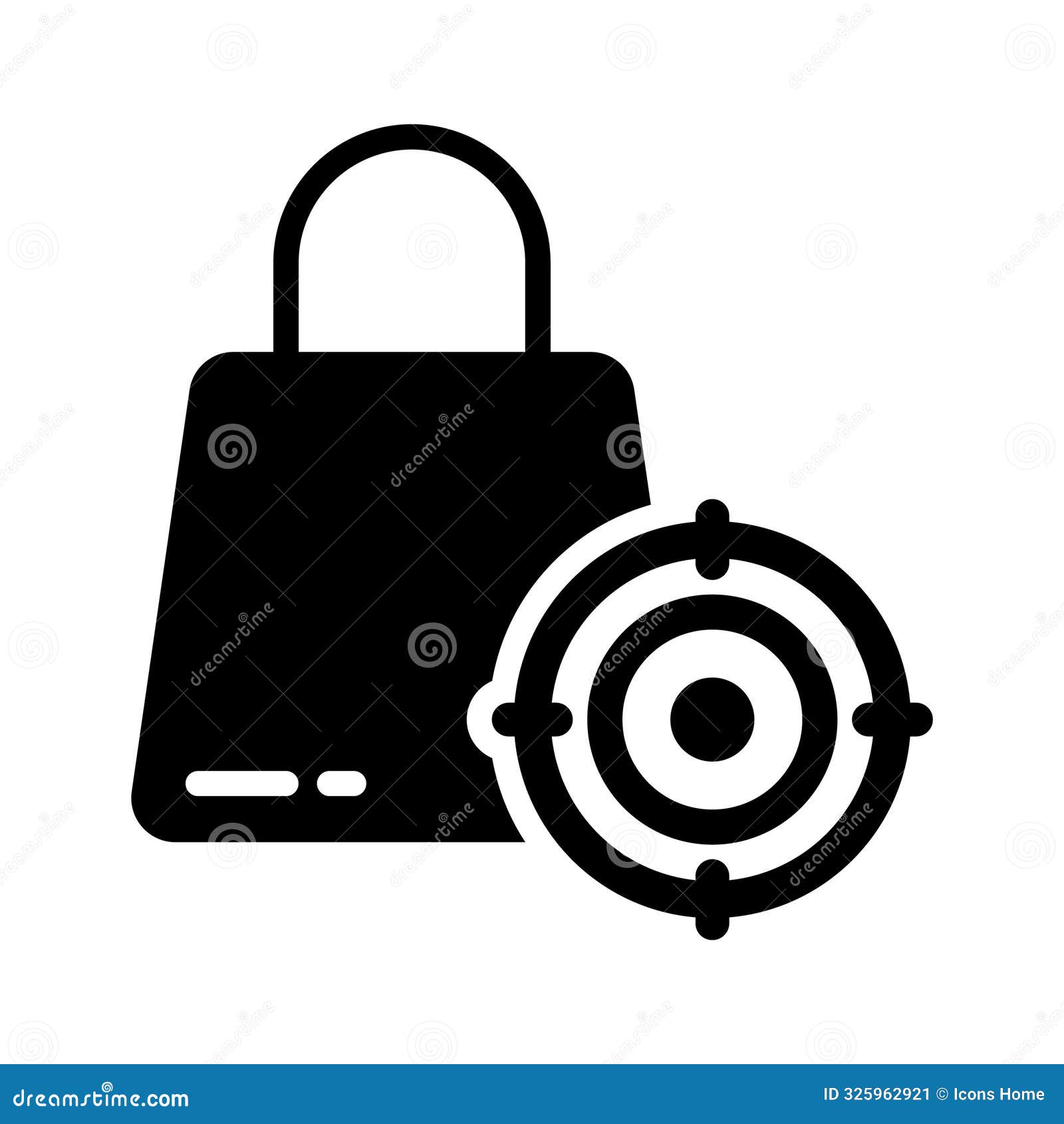 Shopping Target Vector Design in Modern Style Stock Vector ...